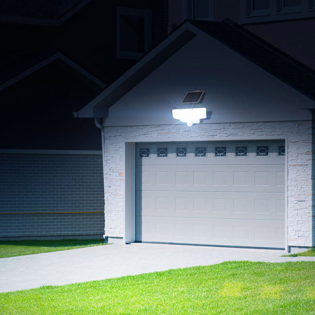Lutec Motion Activated Solar Security LED Light | Costco