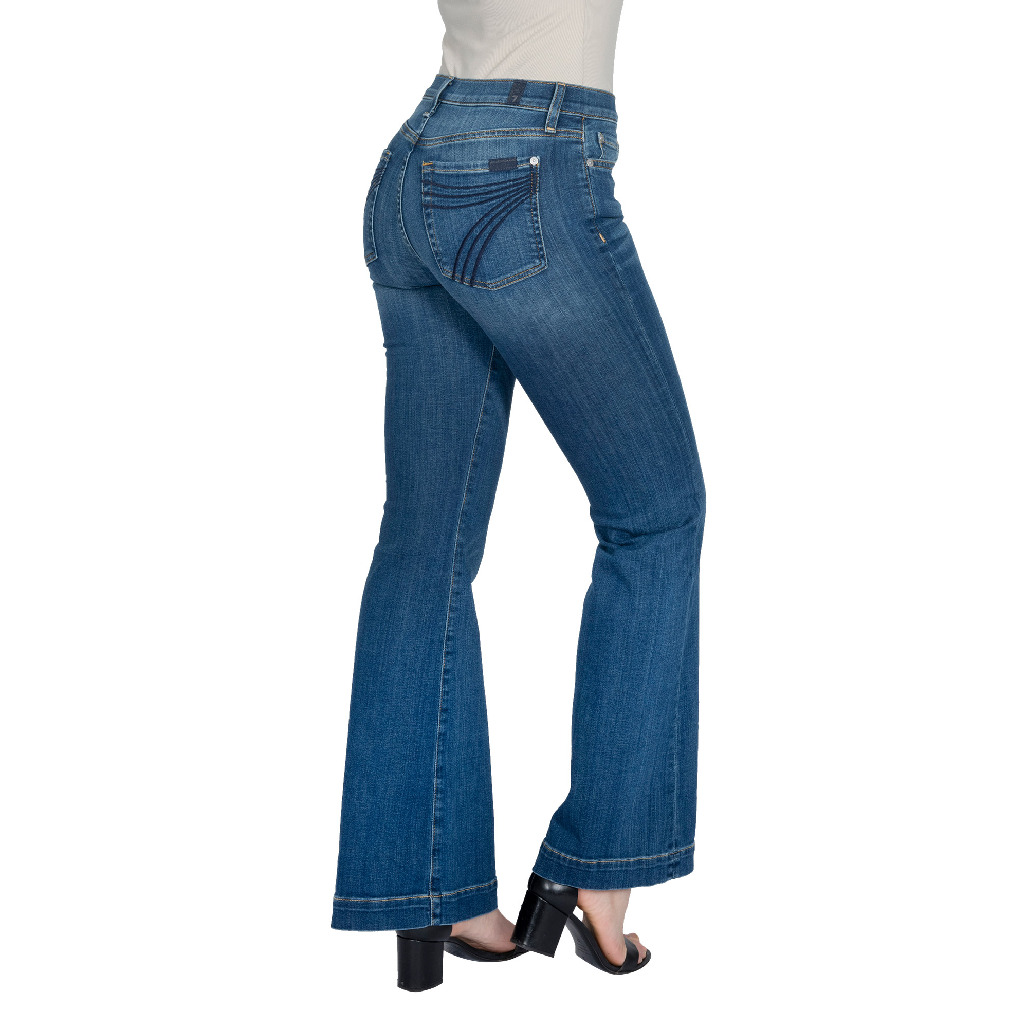 7 For All Mankind Women's Dojo Flare Jean | Costco