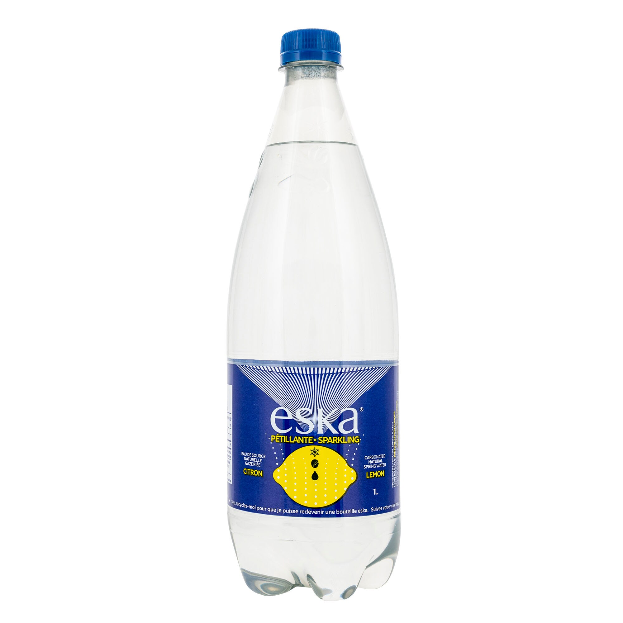 Eska Carbonated Lemon Spring Water, 12 × 1 L | Costco