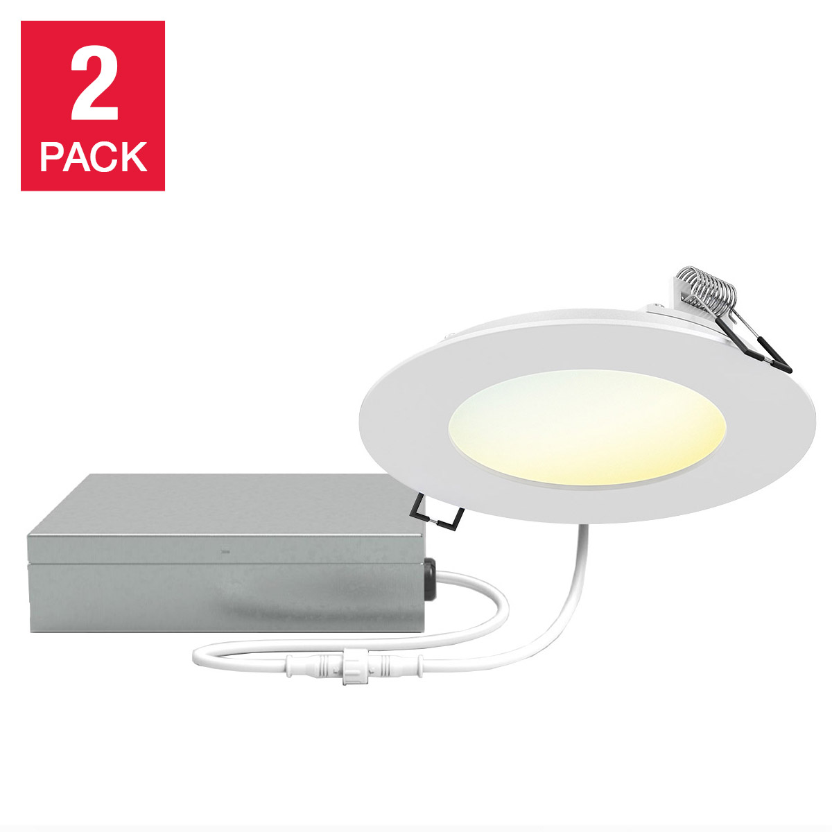 Dals Lighting 4 in. LED Smart Recessed CCT panels | Costco