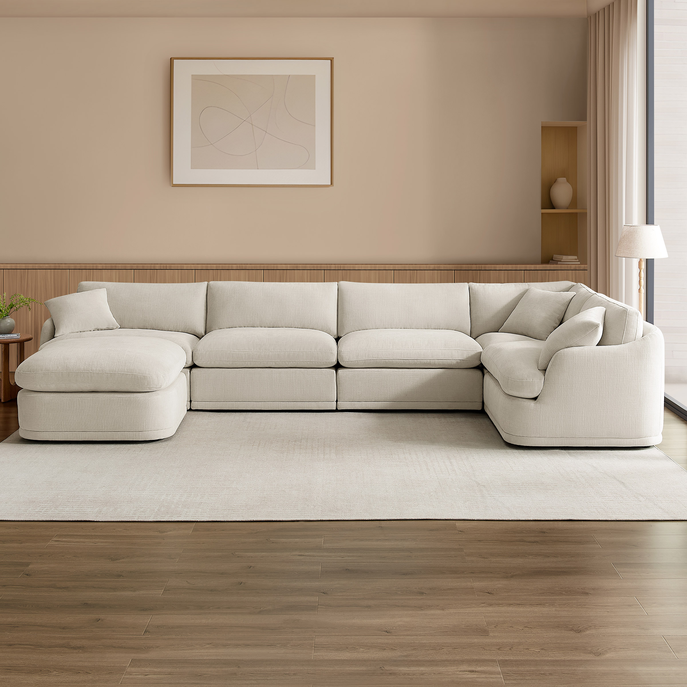 Hartley 6-piece Fabric Modular Sectional | Costco