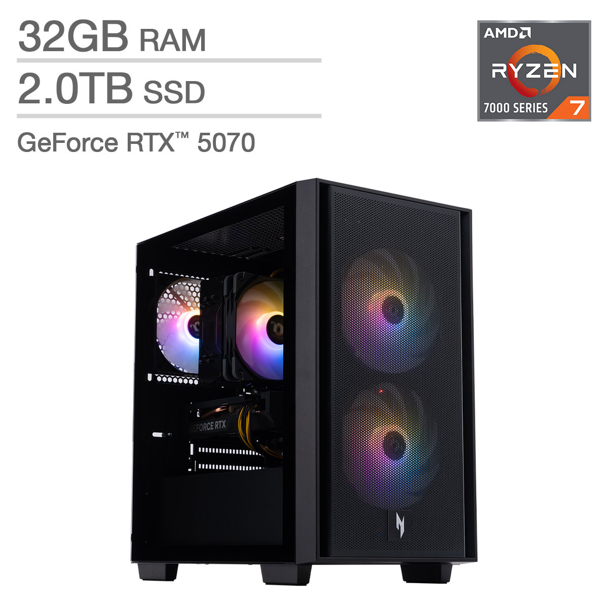Acer Nitro 60 Gaming Desktop - AMD Ryzen 7 7700 – NVIDIA GeForce RTX ...
