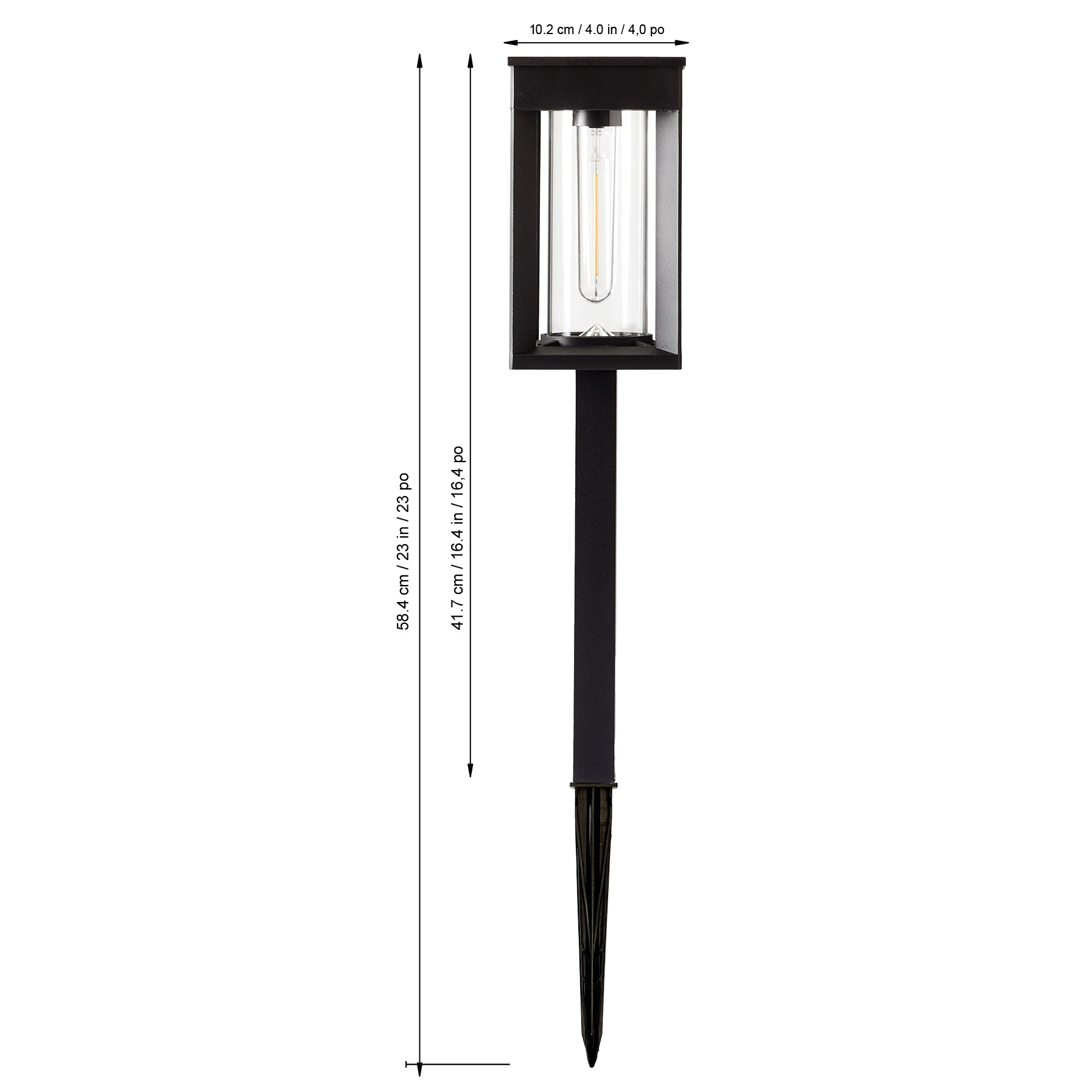 GTX Solar LED Pathway Lights, 4-pack | Costco