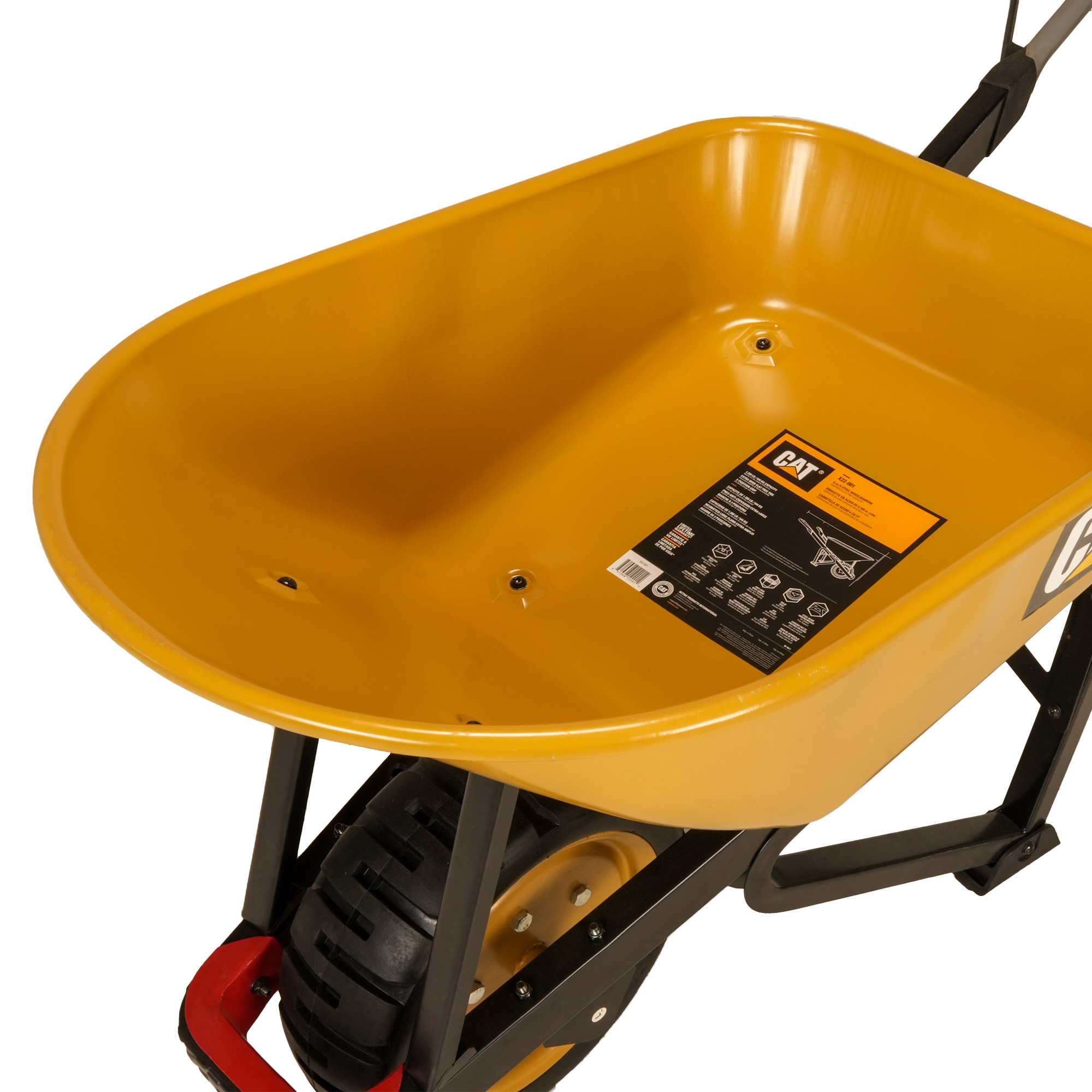 CAT 6 cu ft. Steel Wheelbarrow | Costco