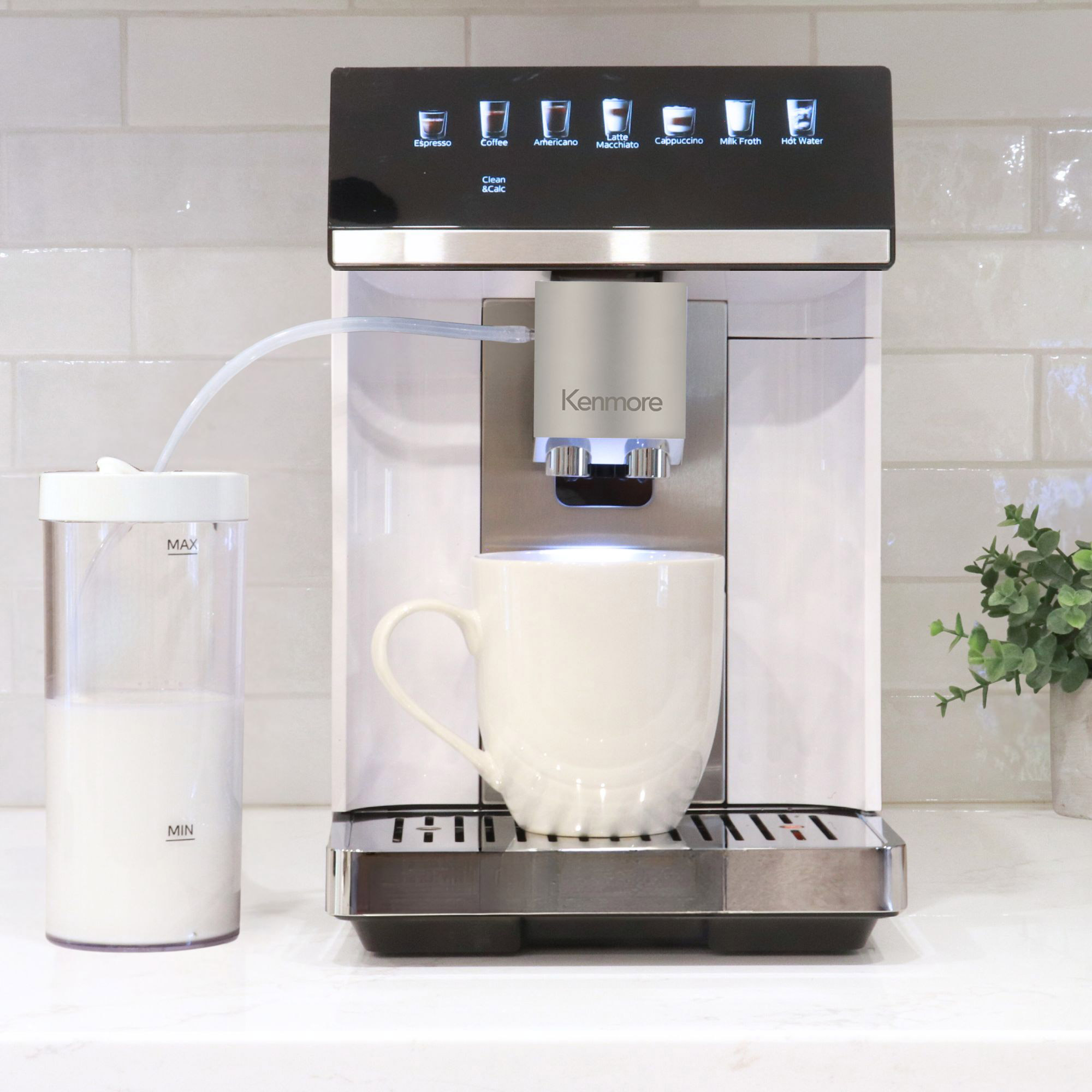 Kenmore Super Automatic Espresso Coffee Machine Dual Cream System | Costco