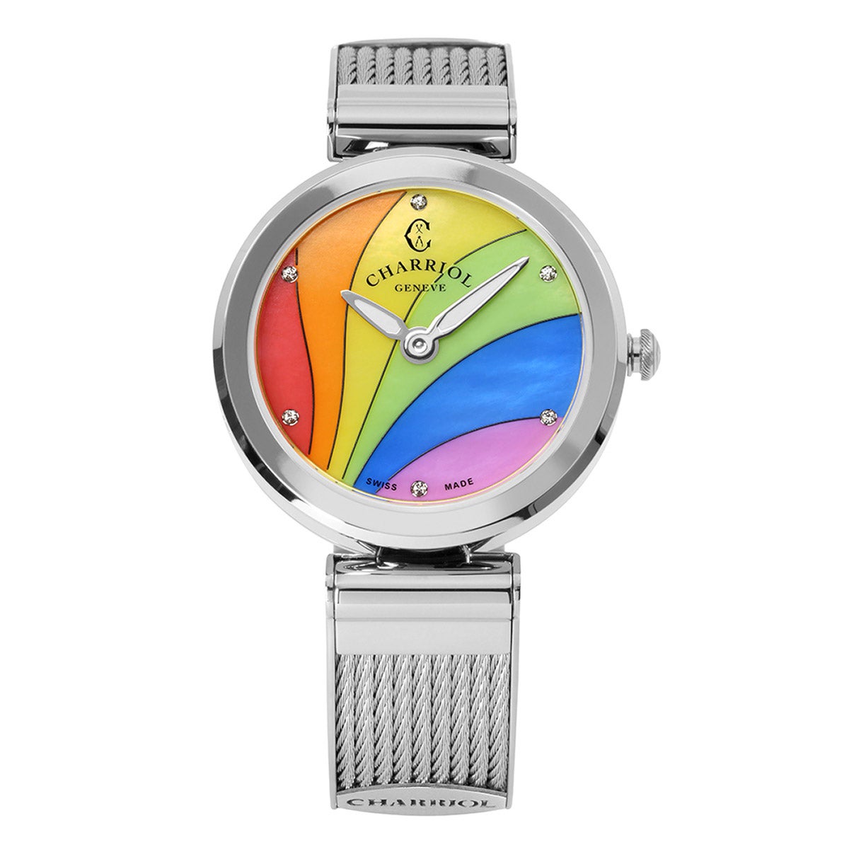 CHARRIOL Forever Rainbow Mother of Pearl Dial Ladies Watch CHARRIOL Forever Rainbow Mother of Pearl Dial Ladies Watch
