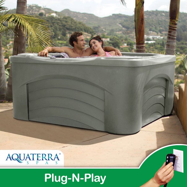 Aquaterra Spas Grayson 17-jet, 4-person Spa, Plug-N-Play Aquaterra Spas Grayson 17-jet, 4-person Spa, Plug-N-Play