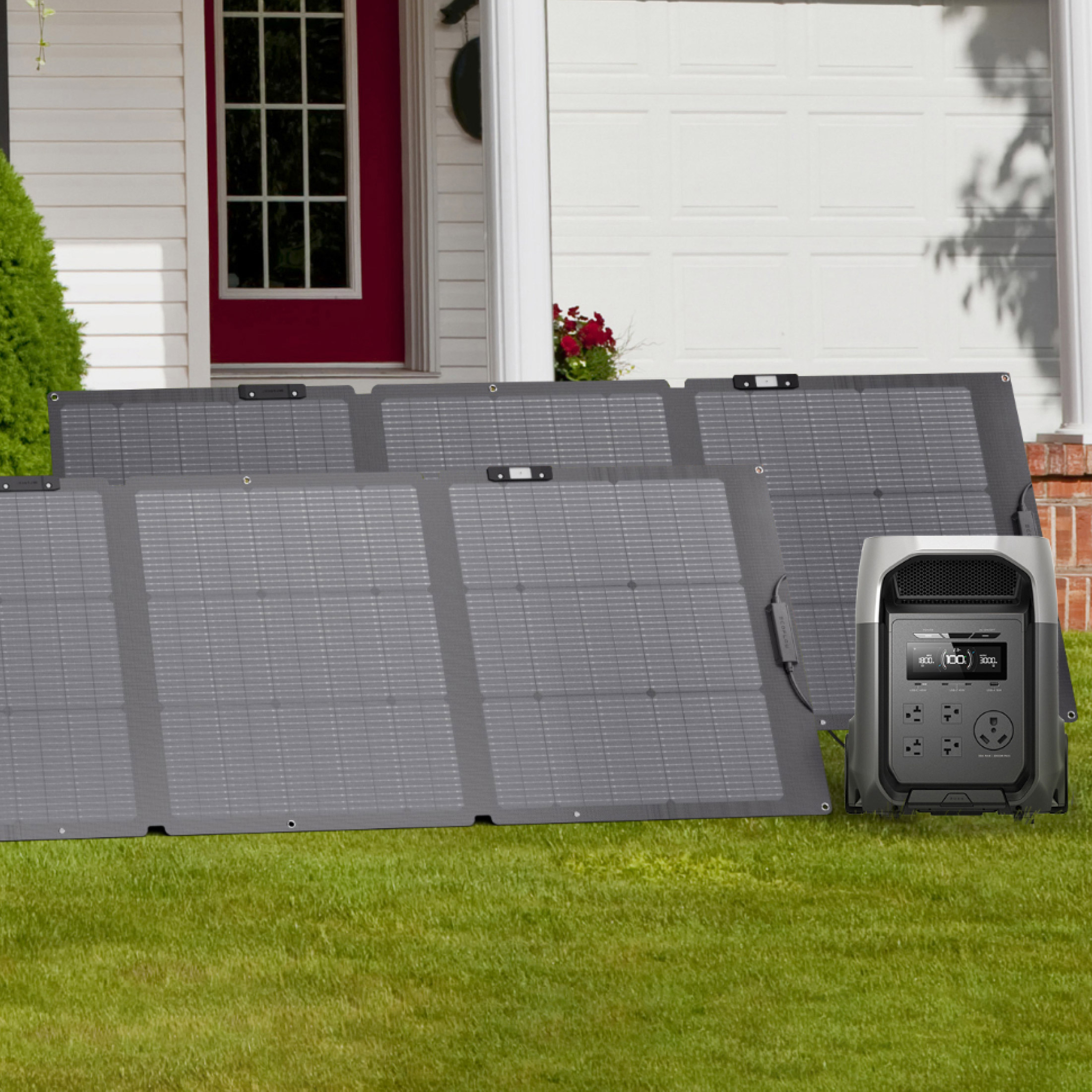 EcoFlow 3kWh Solar Generator Combo, DELTA 3 Ultra +2x 160W Solar Panel ...