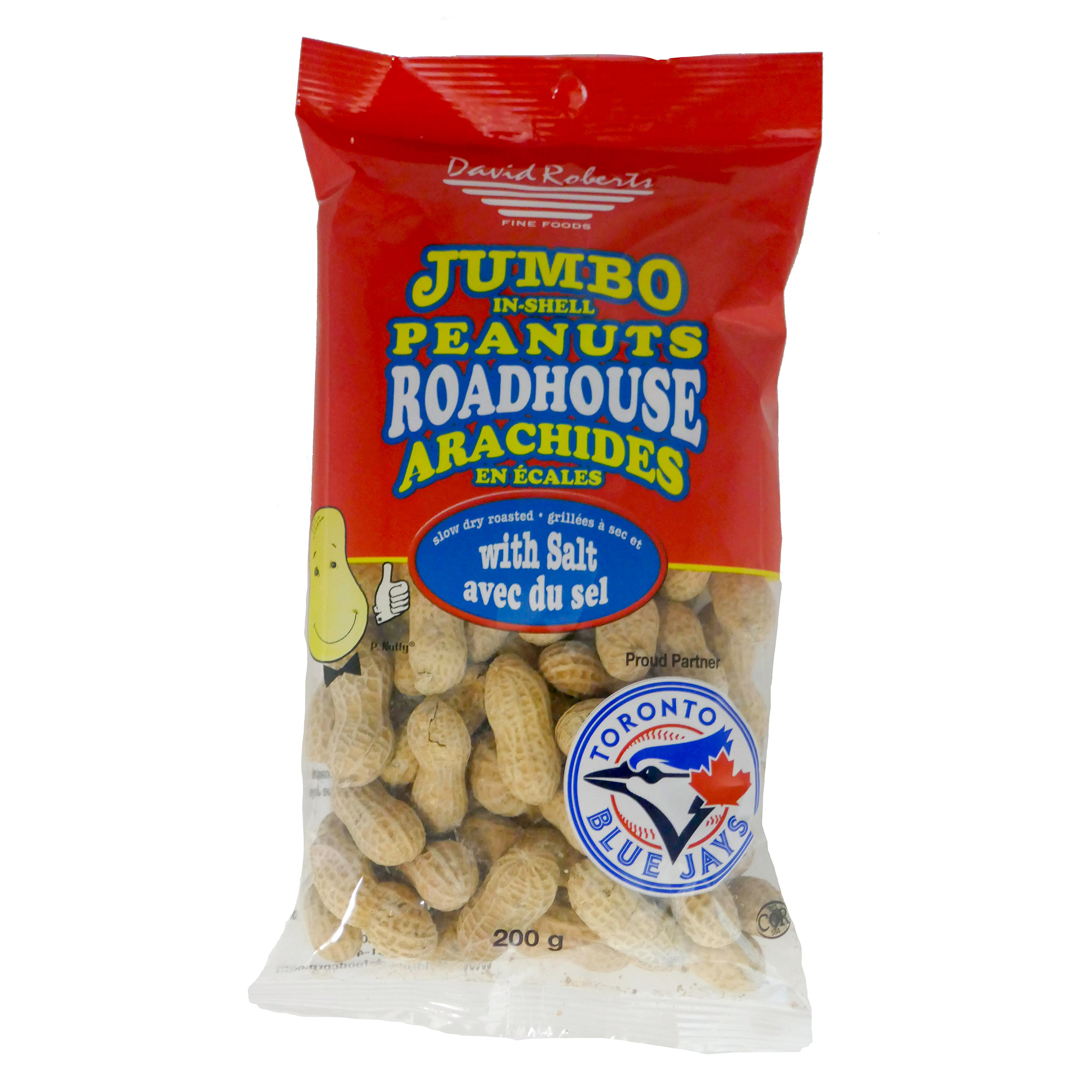 Roadhouse Blue Jays In Shell Salted Peanuts, 24 × 200 g | Costco