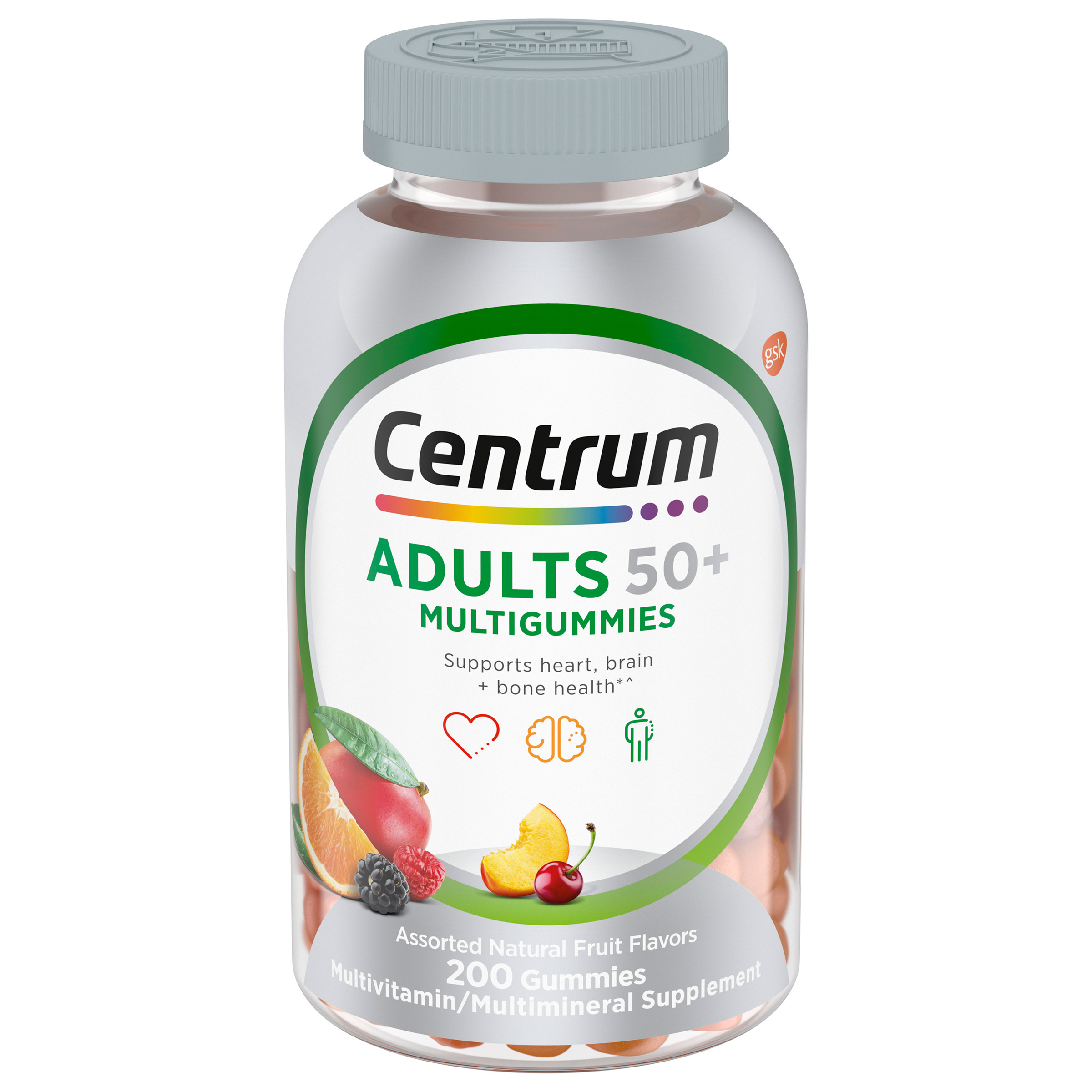 Centrum Silver 50+ Adult Multigummies Multivitamins, 200 Gummies | Costco