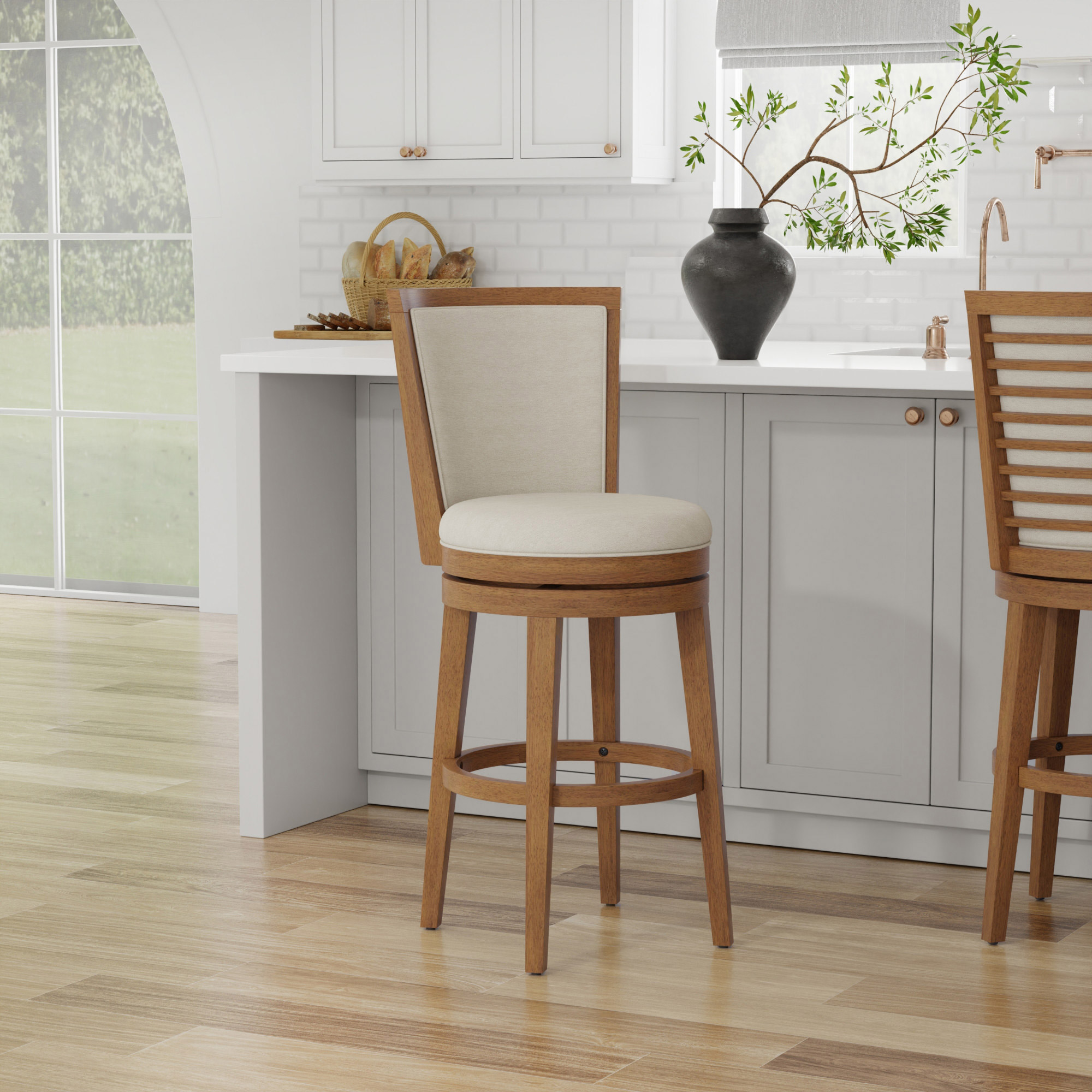 Tarryn Bar Height Swivel Stool | Costco