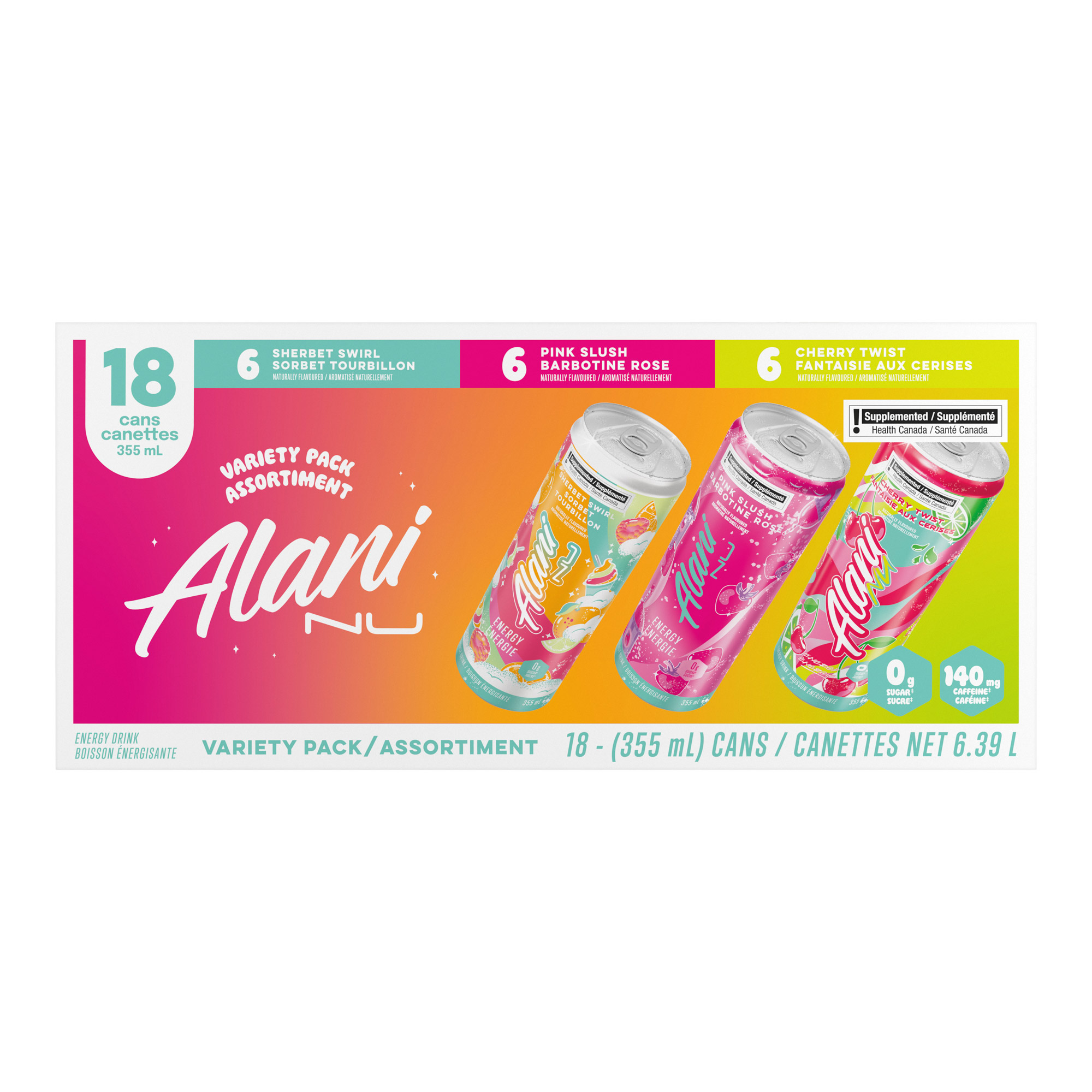 Alani Nu Energy Drink Variety, 355 mL 18-pack | Costco
