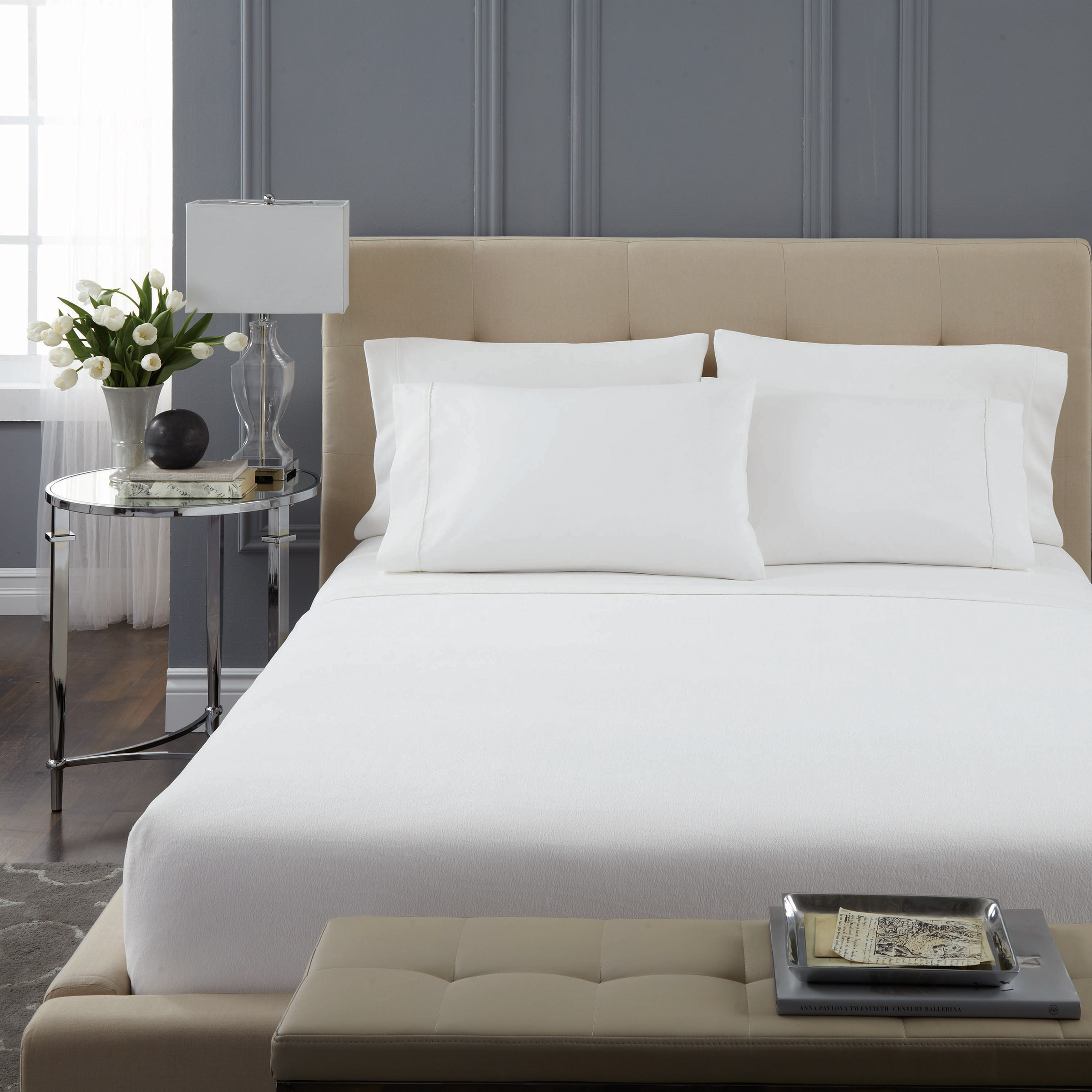 Life Comfort 6-Piece Microfleece Sheet Set, King, Tan | Costco