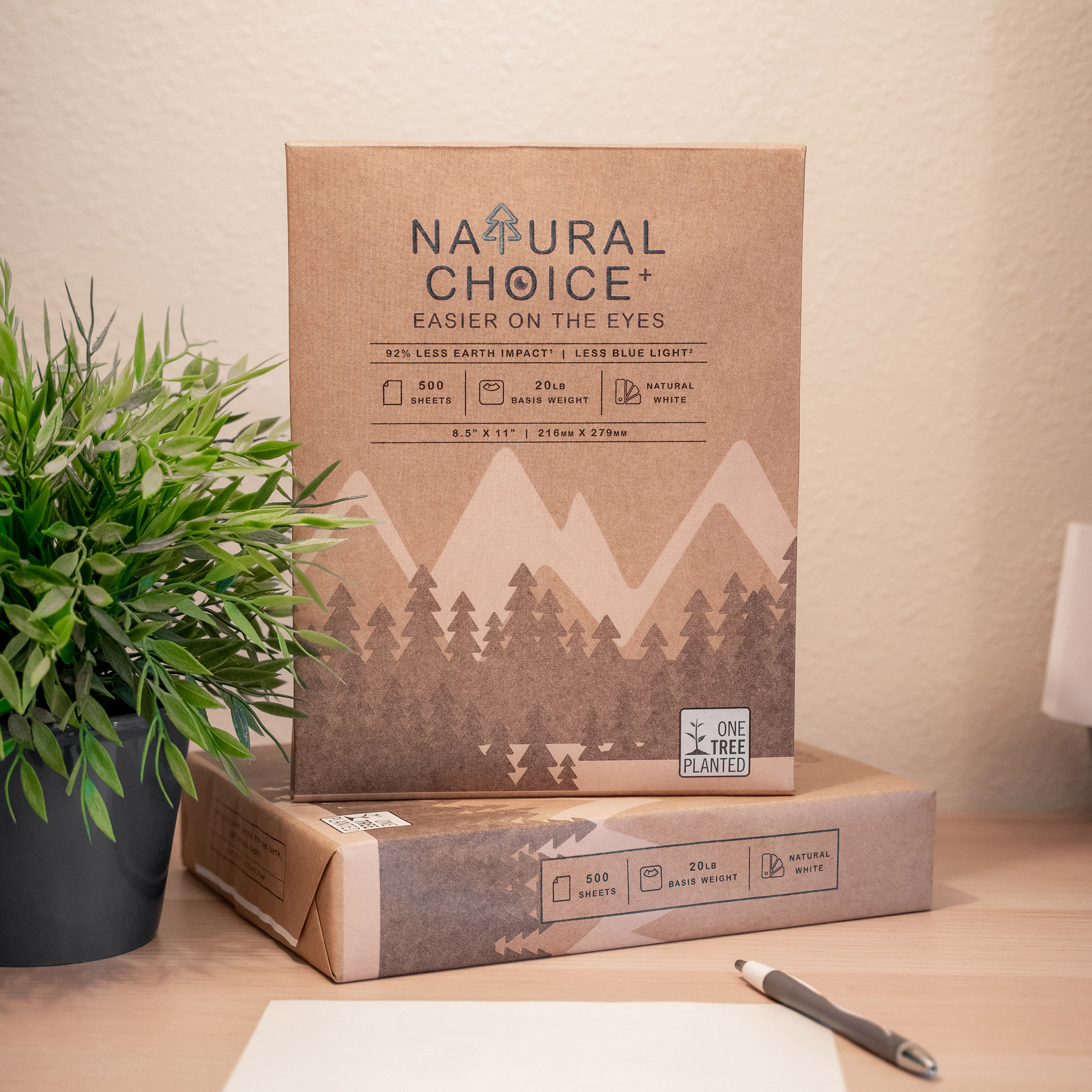 Natural Choice Multi-Purpose Copy Paper, 8.5” x 11” Letter, Natural off ...