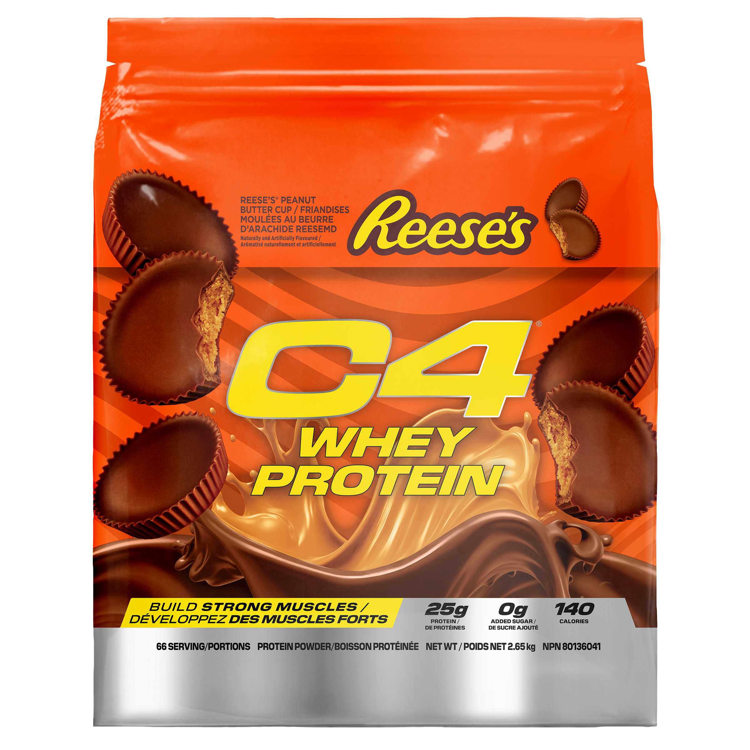 C4 Whey Protein Reese's Peanut Butter Cup, 2.65 kg | Costco