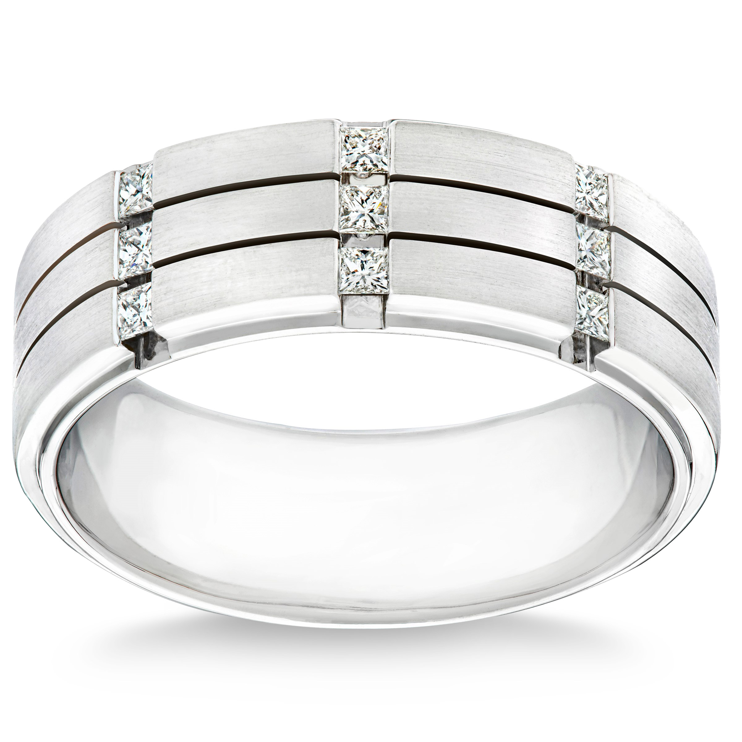 Men's Princess Cut Diamond Ring (0.24 ctw) | Costco