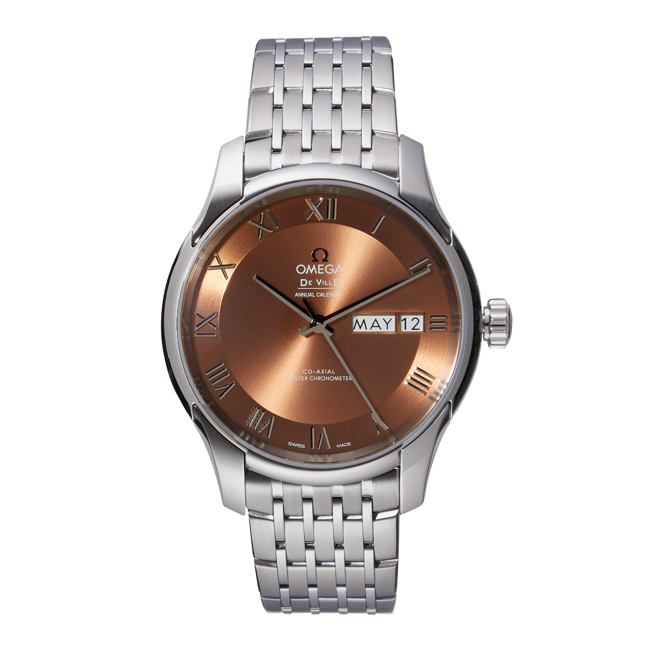 Omega De Ville Hour Vision Co Axial Chronometer Men's Automatic Watch ...