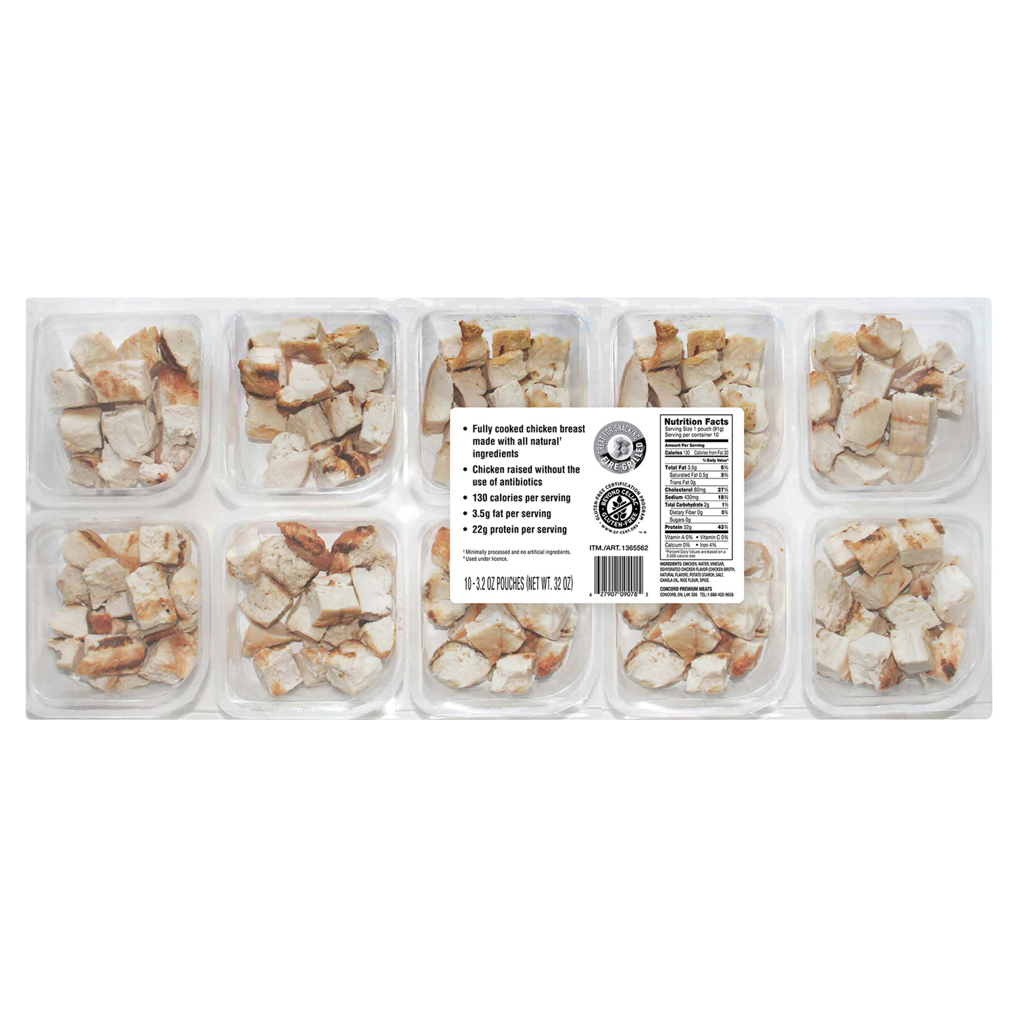 Fresh Additions Fully Cooked Chicken Breast Bites, 3.2 oz, 10-count ...