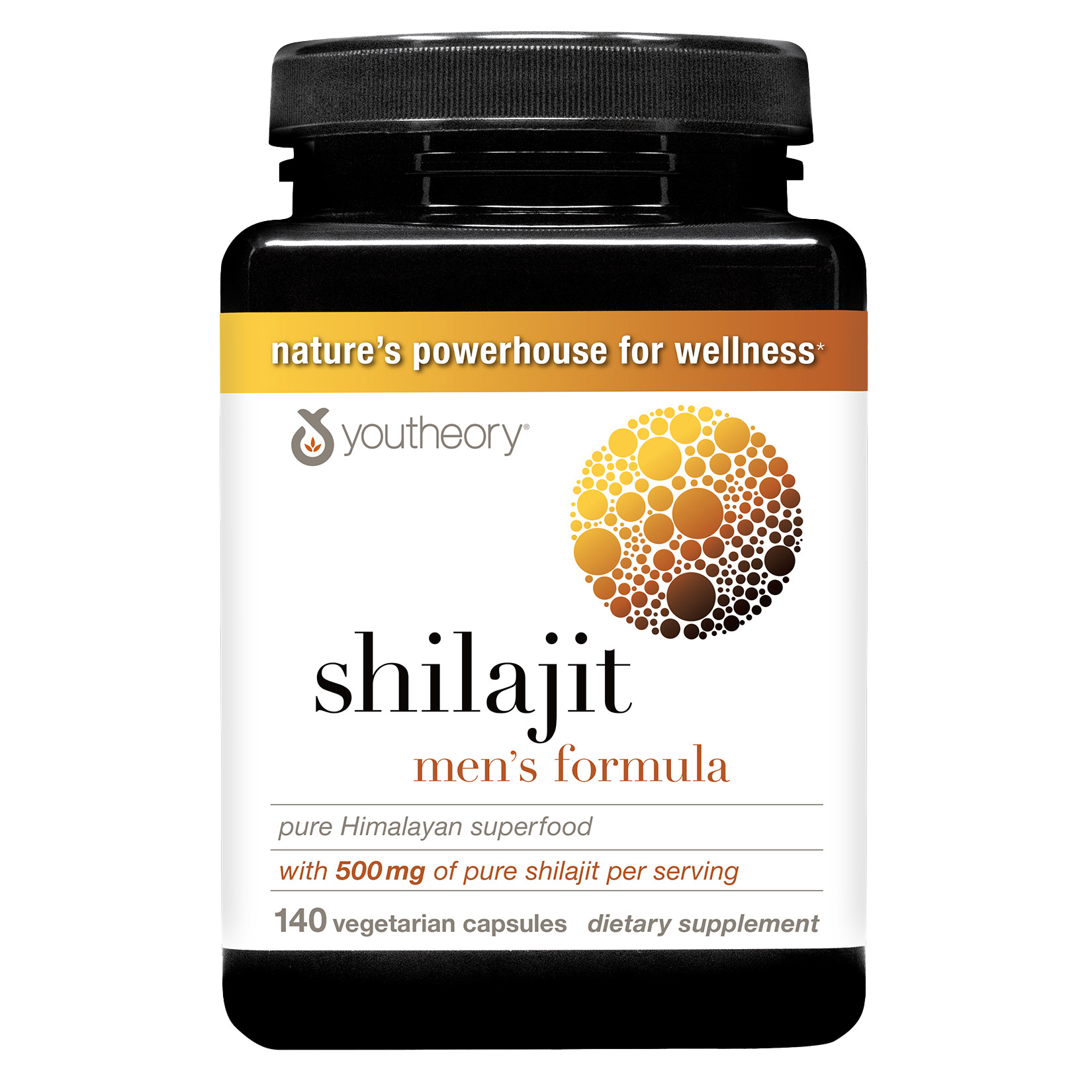 youtheory Shilajit, Men's Formula, 140 Vegetarian Capsules | Costco