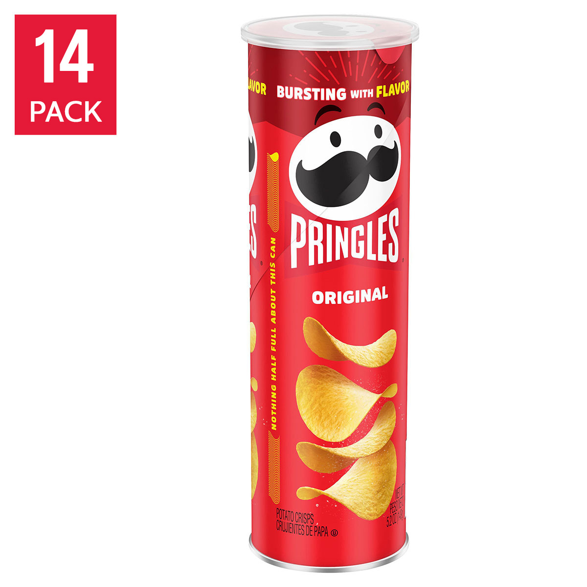 Pringles Potato Chips, Original, 5.26 oz, 14-count | Costco