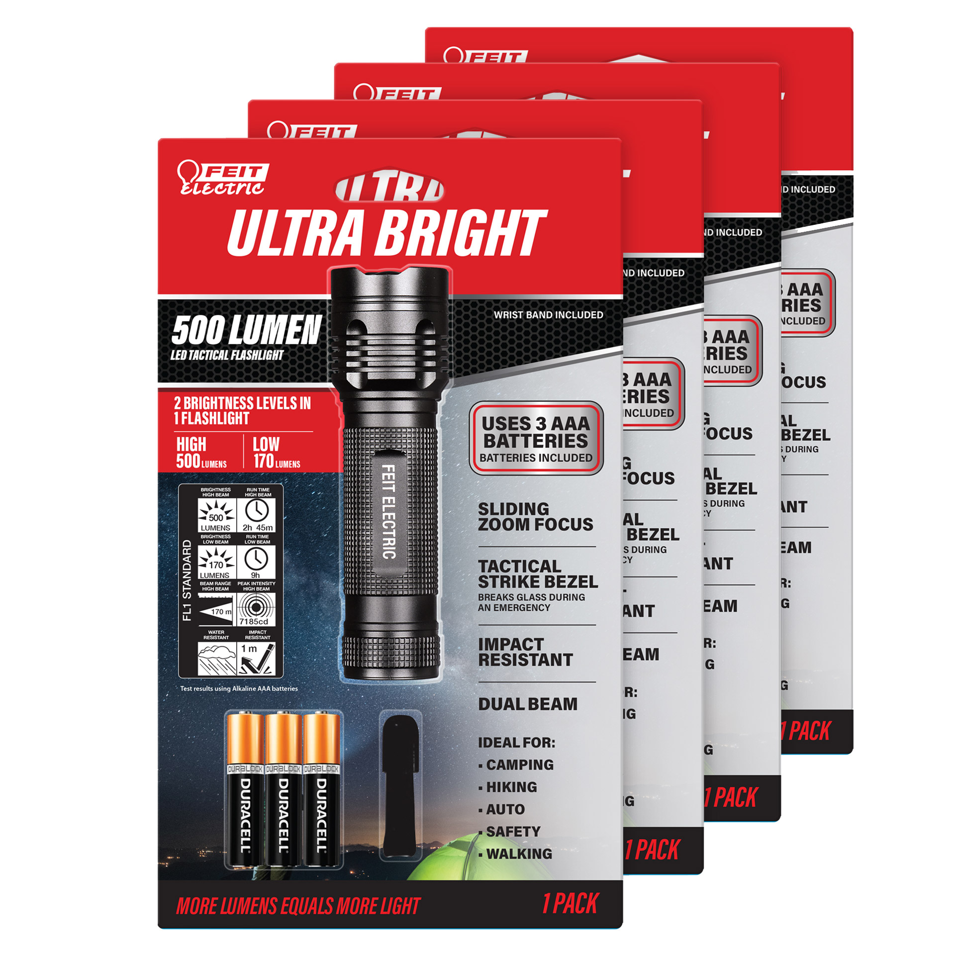 Costco 500 Lumen Flashlight Zoom