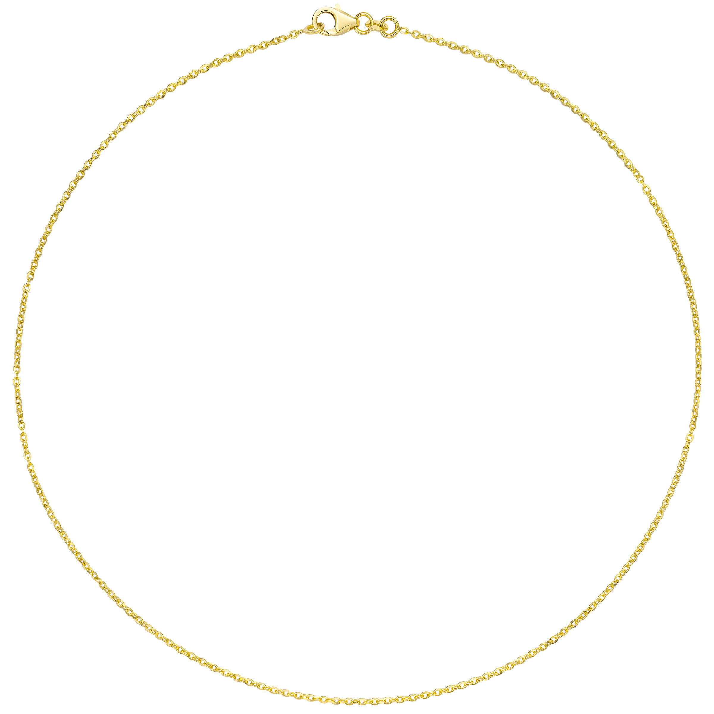 14kt Gold Diamond Cut Rolo Chain | Costco