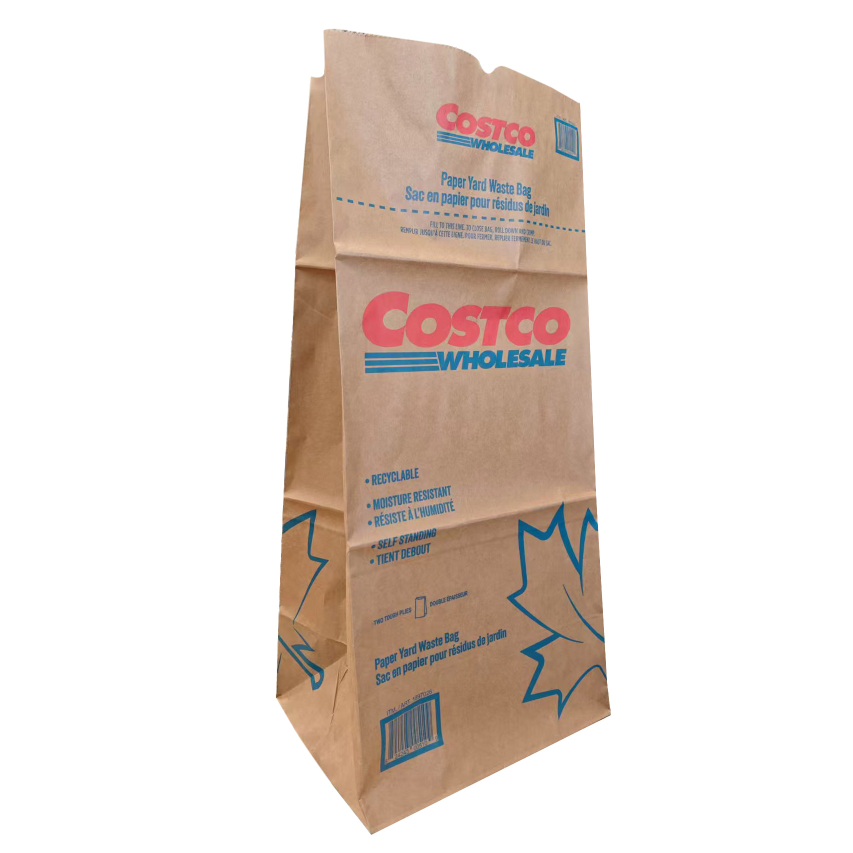 Paper Yard Waste Bag, 30-pack | Costco