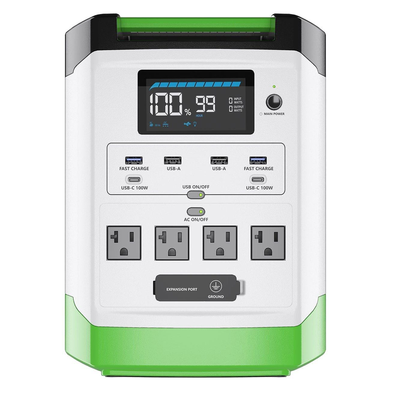 Nature's Generator Lithium 1800 Solar Generator with 200W Folding Solar ...