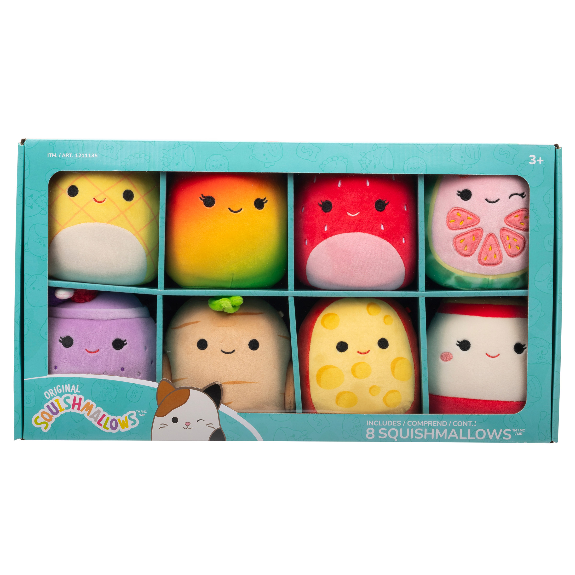 5-inch Squishmallows, Food Theme, 8-Pack | Costco