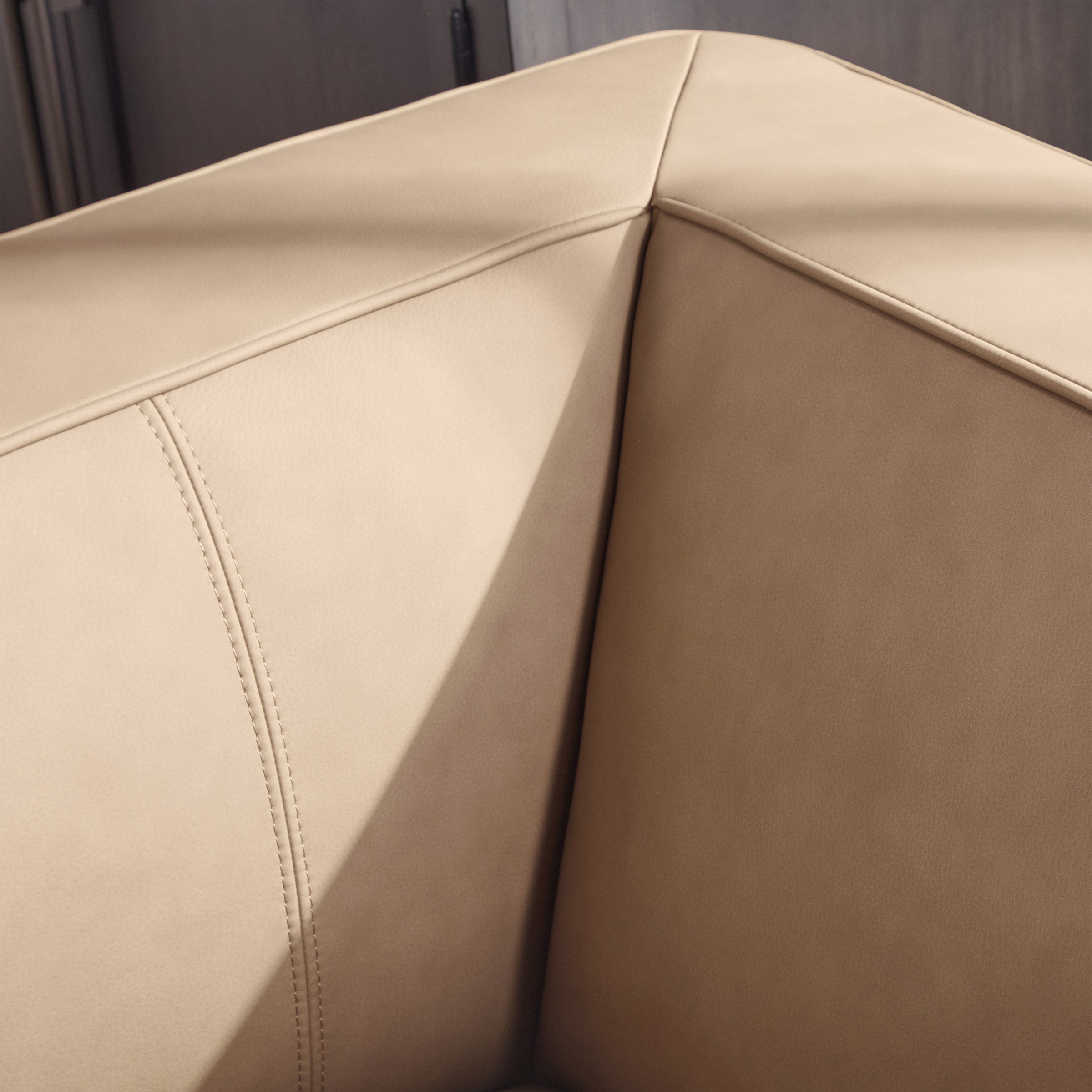 JoJo Fletcher Matteo Nubuck Leather Sectional | Costco