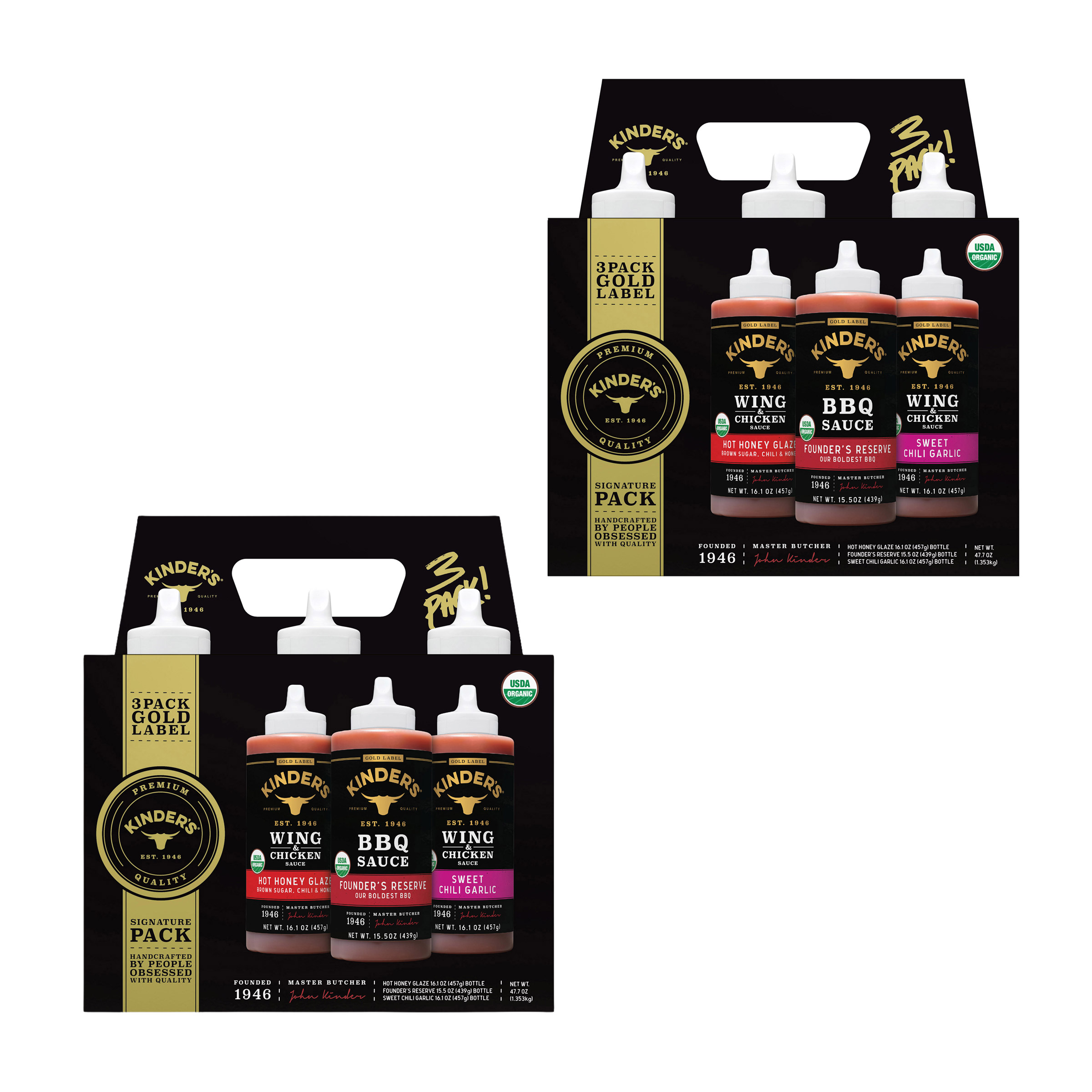 Kinder's Organic Gold Label Sauce Variety Bundle, 2-pack | Costco