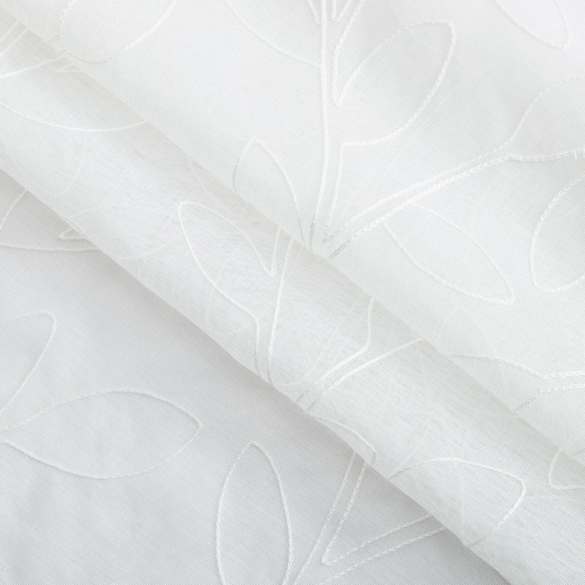 Aliso Embroidered Sheer Window Curtain | Costco