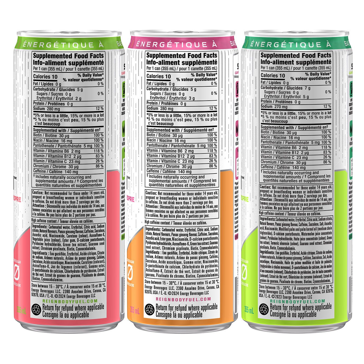 Reign Storm Energy Drink Variety Pack, 355 mL, 18-pack | Costco