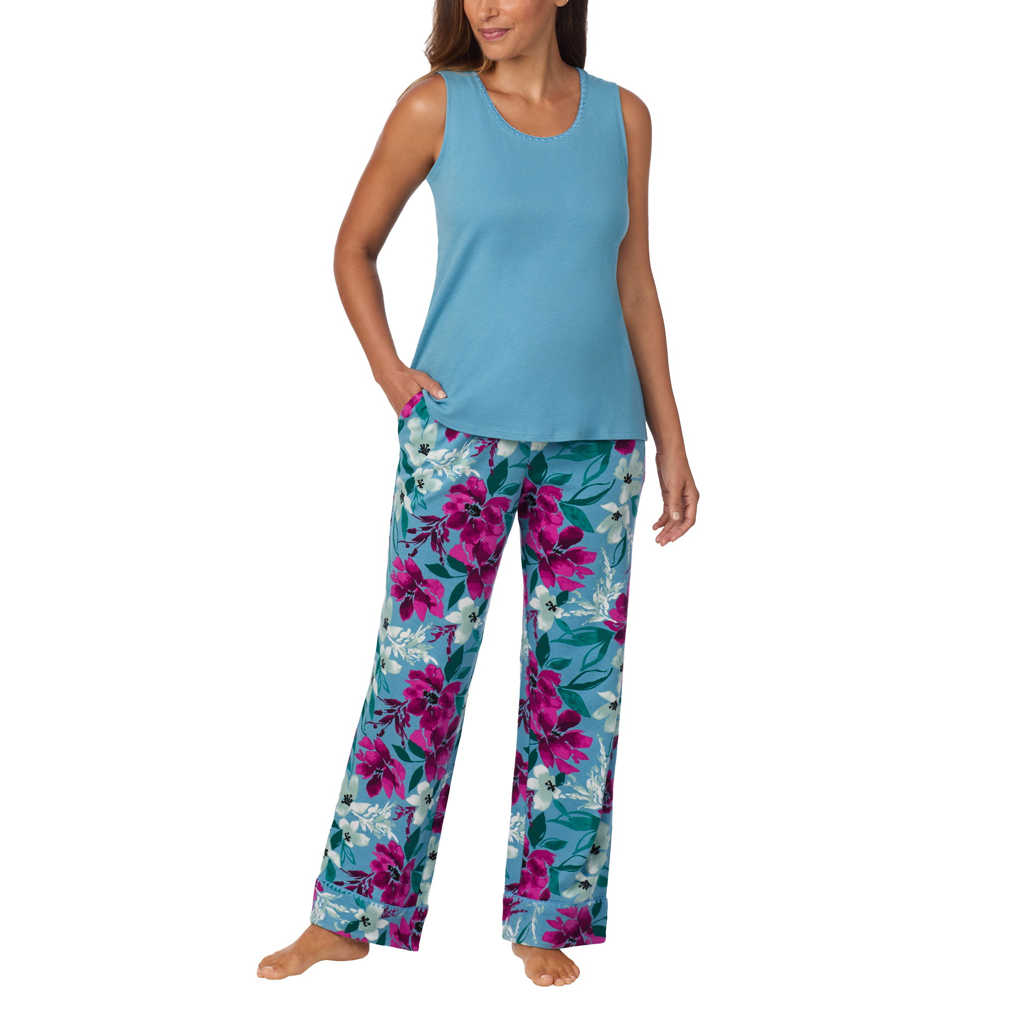 Carole Hochman Midnight Women's 3-Piece Cotton PJ Set | Costco