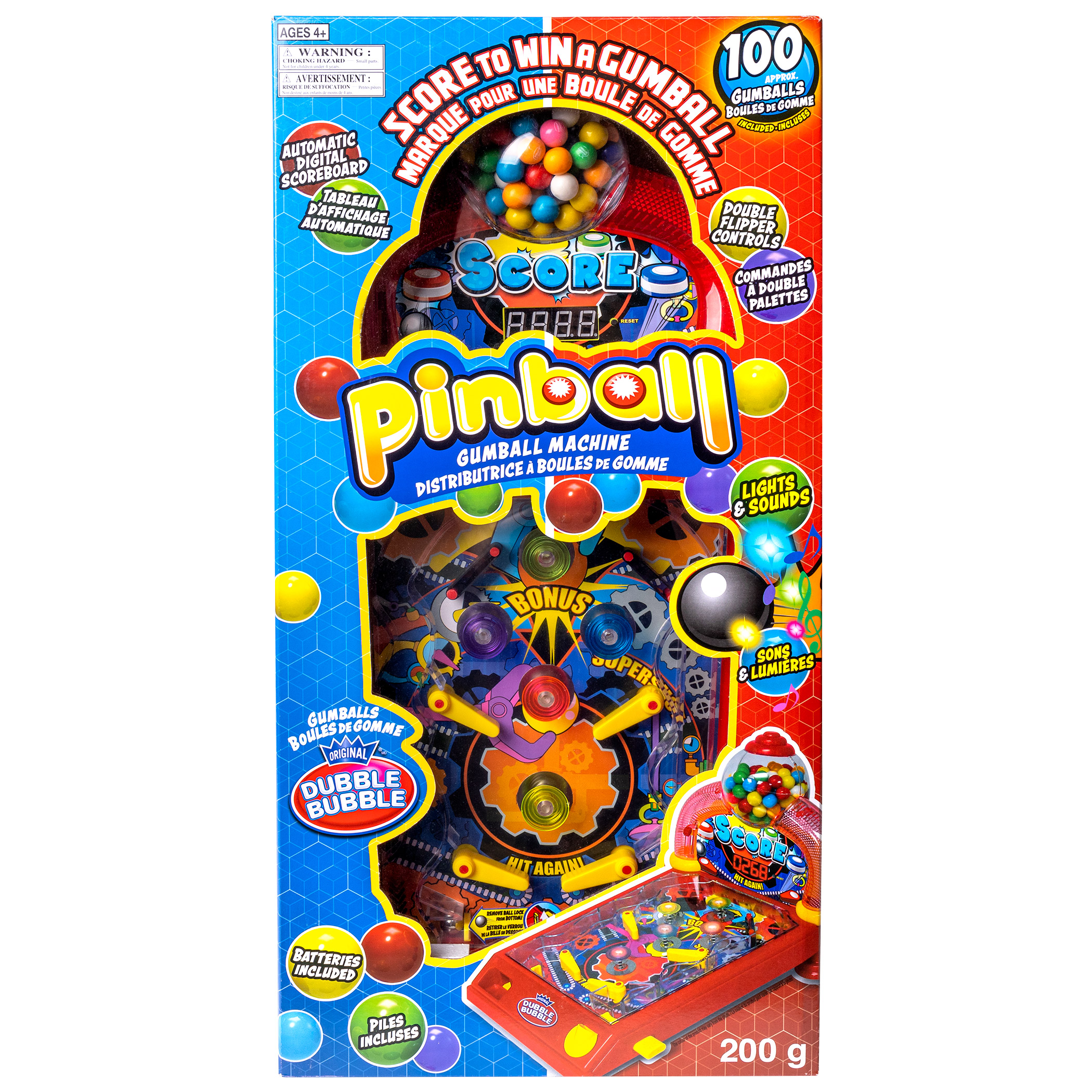 Dubble Bubble Pinball Machine, 200 g | Costco