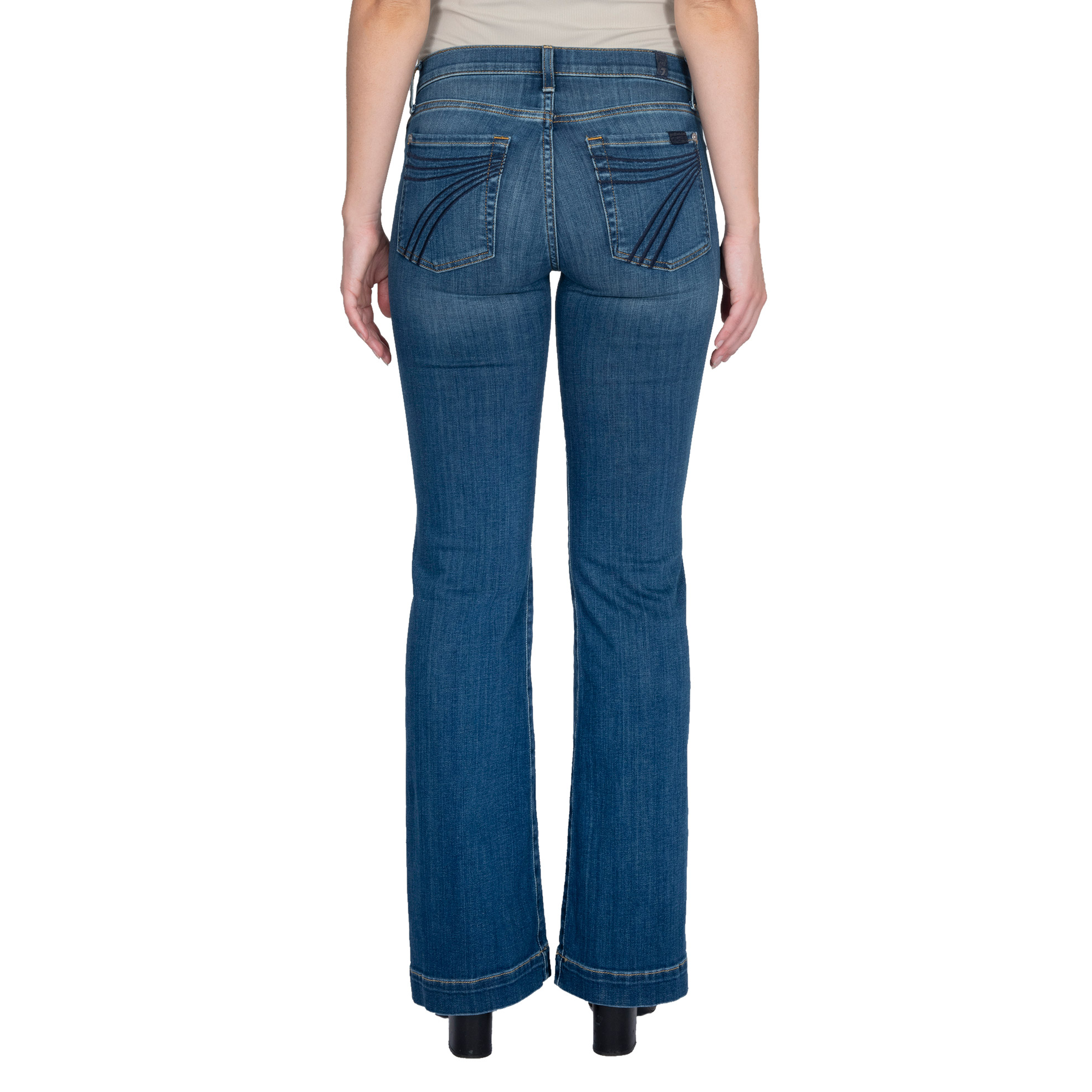 7 For All Mankind Women's Dojo Flare Jean | Costco