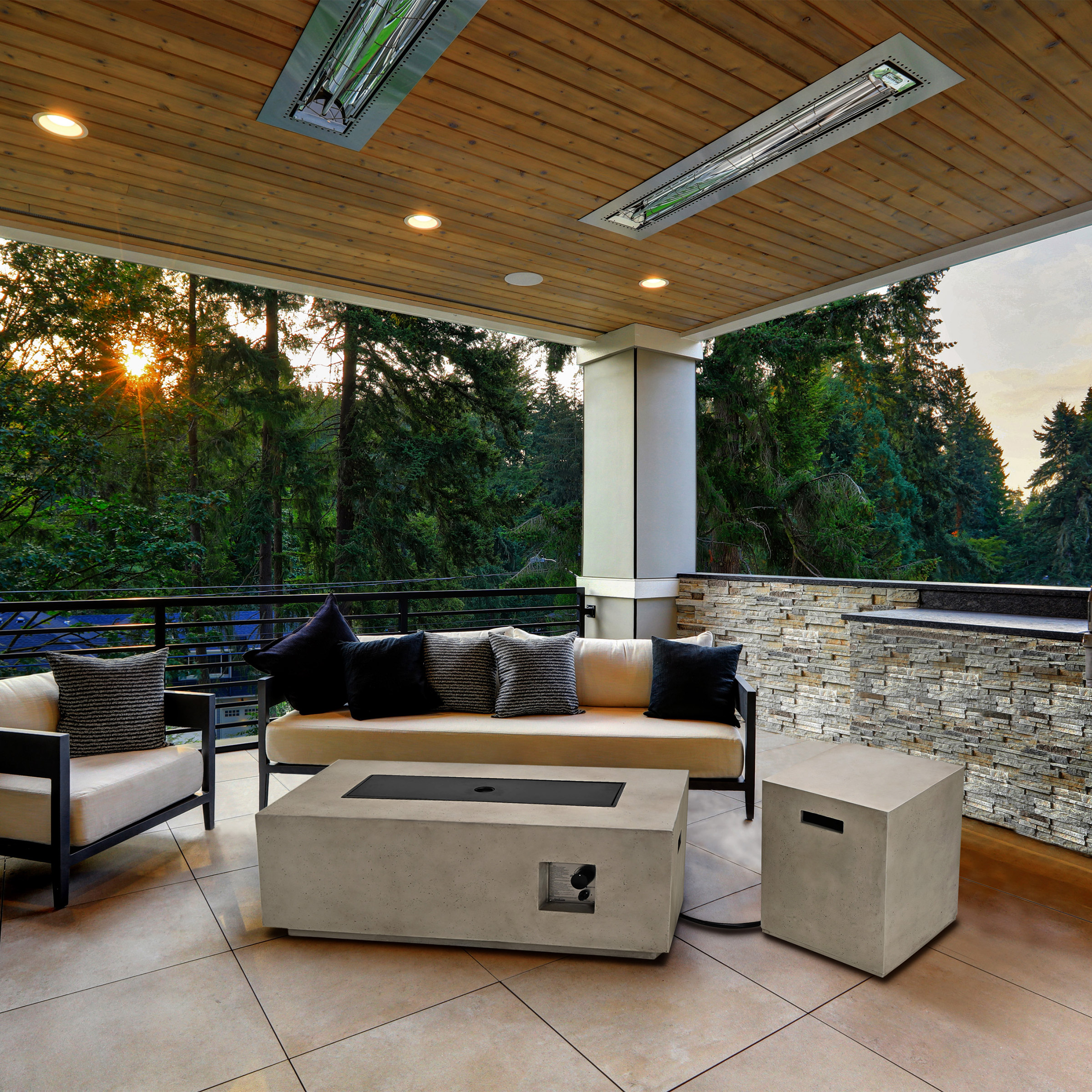 Sunbeam Nova Resin Fire Pit | Costco