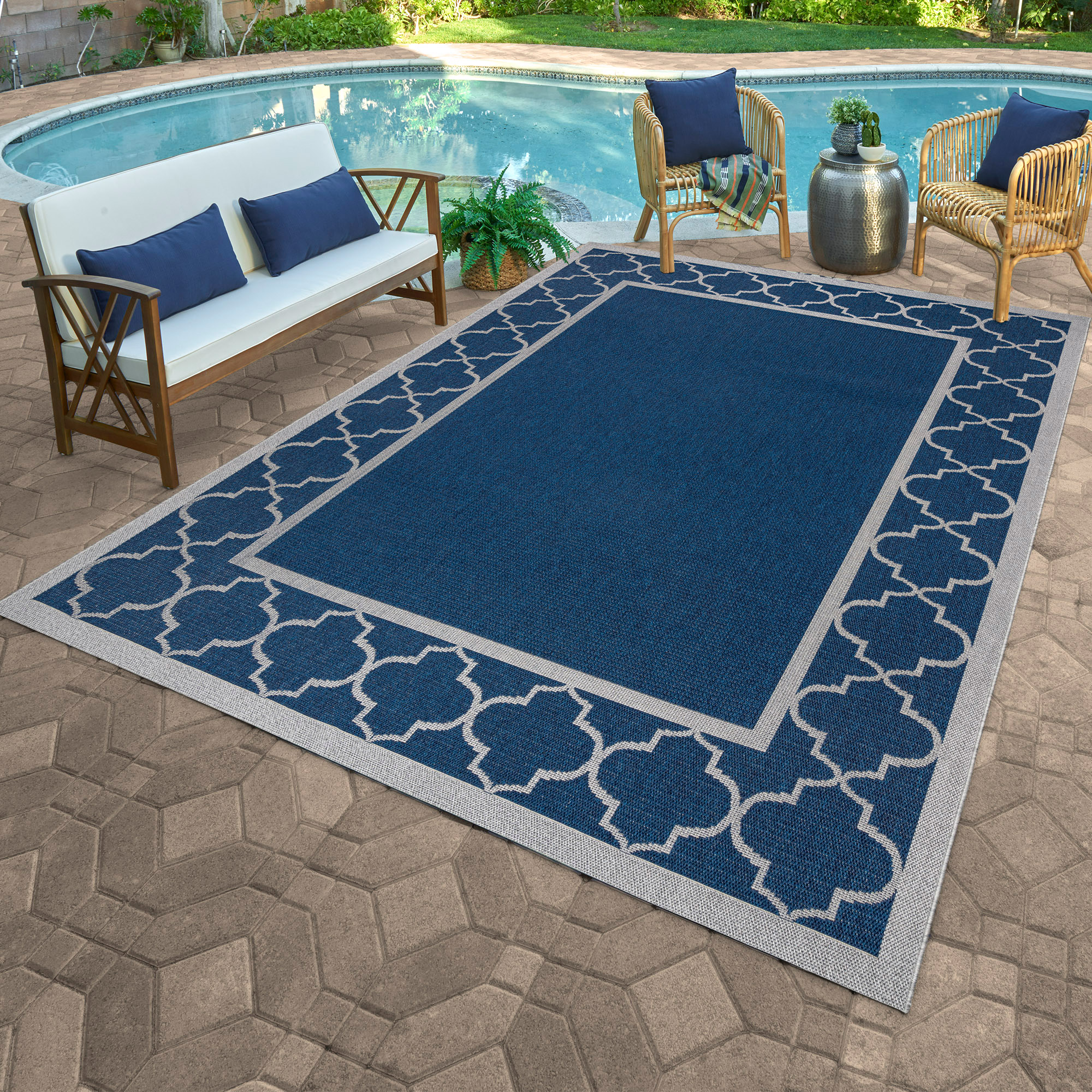 Gertmenian Toscana Collection Simeon Outdoor Area Rug | Costco