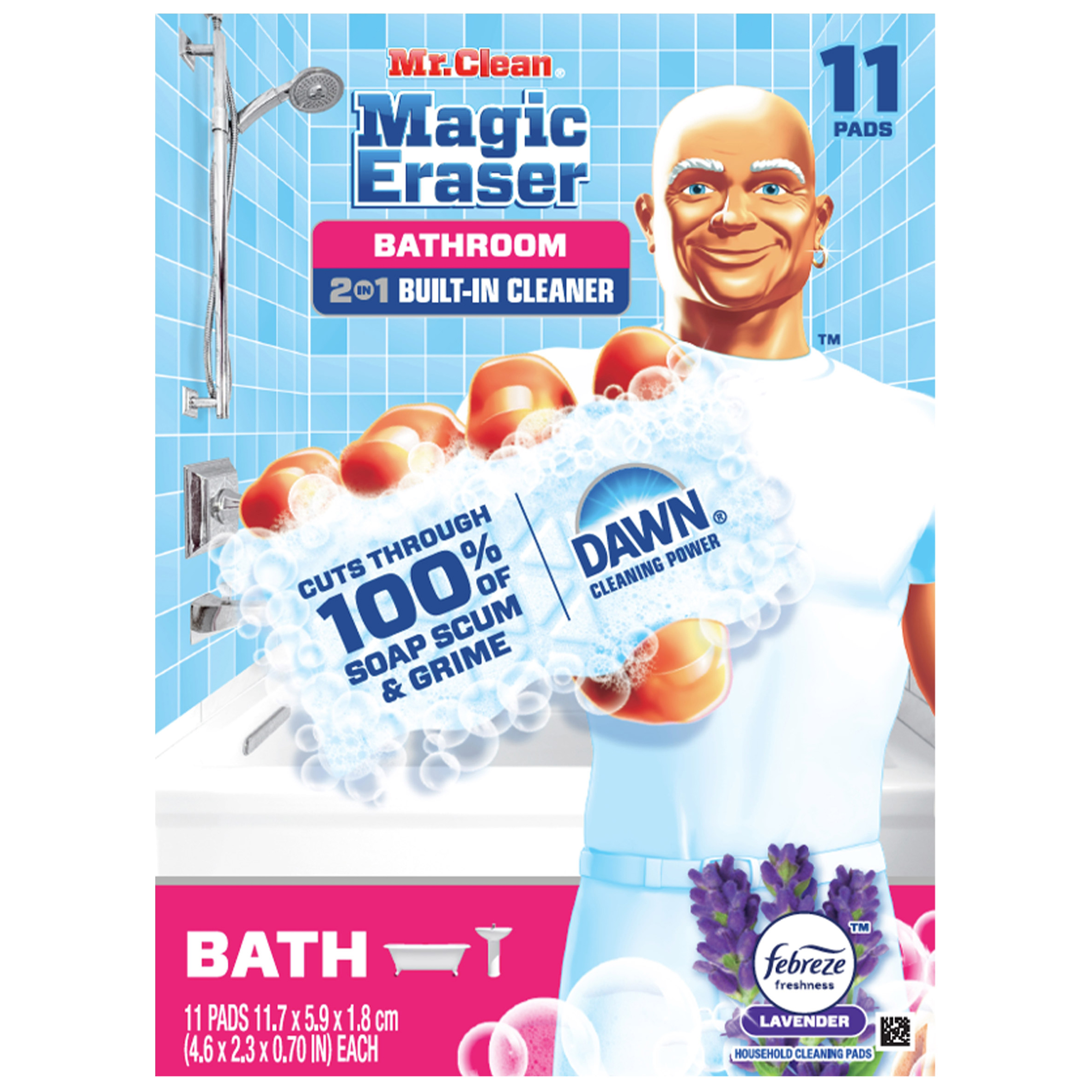 Mr. Clean Magic Eraser Dawn Cleaning Power + Febreze Lavender Bathroom ...