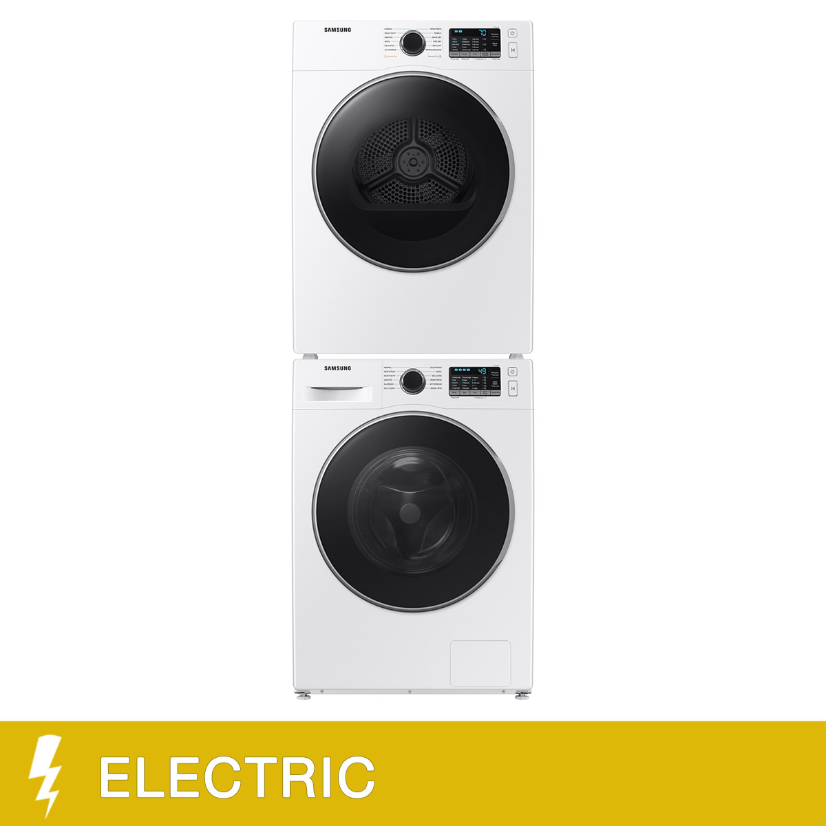 Samsung Laundry Bundle 2.9 cu ft. Front Load Washer and 4.0 cu ft ...