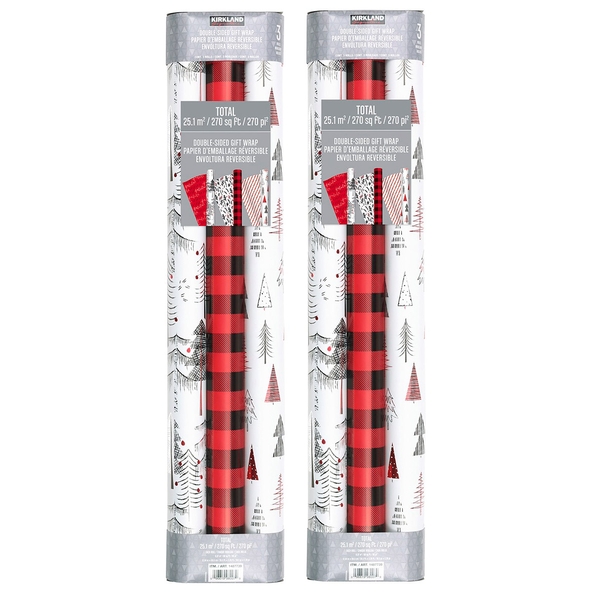 Kirkland Signature - Christmas Wrapping Paper - 6 Rolls | Costco