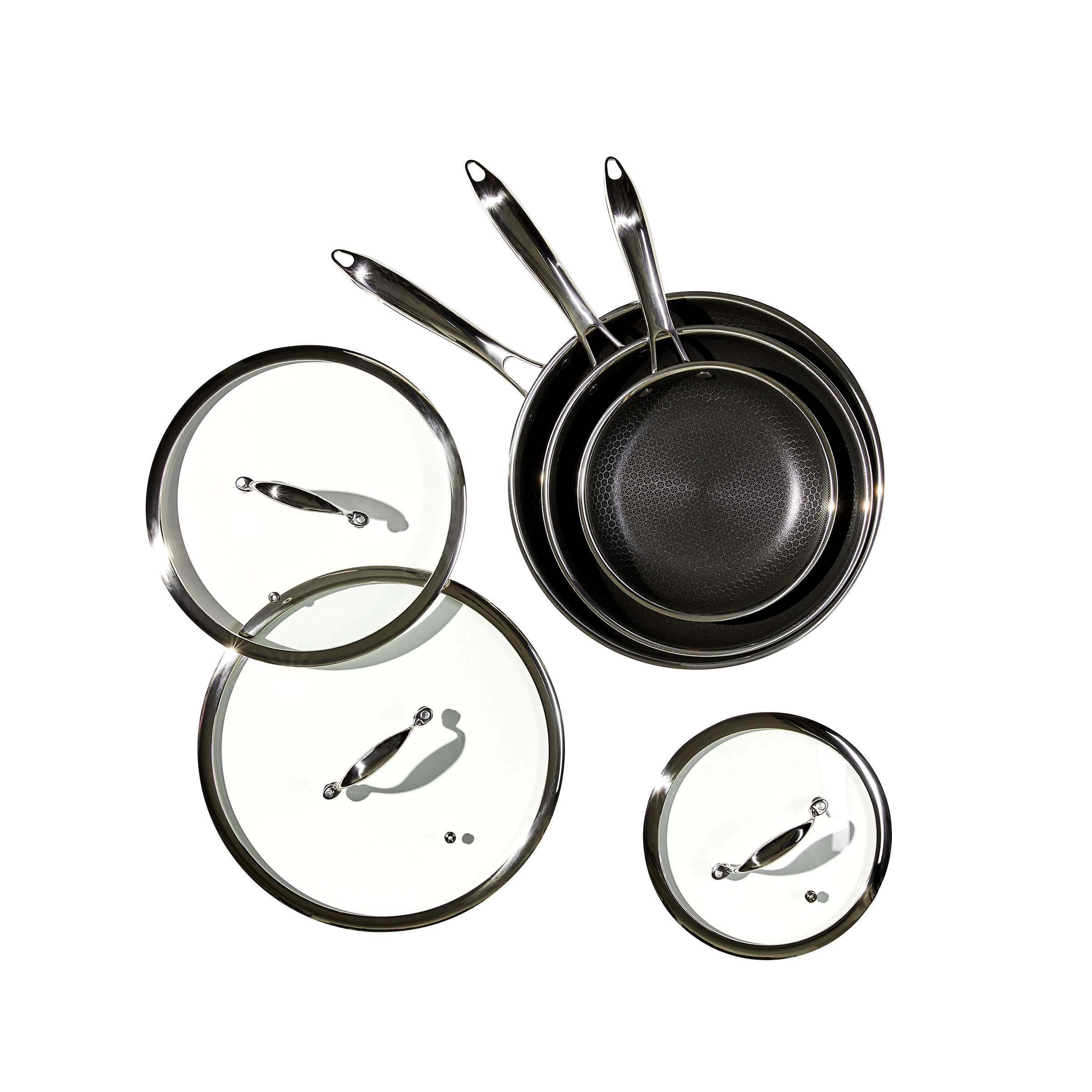 HexClad Cookware Set, 7-piece | Costco