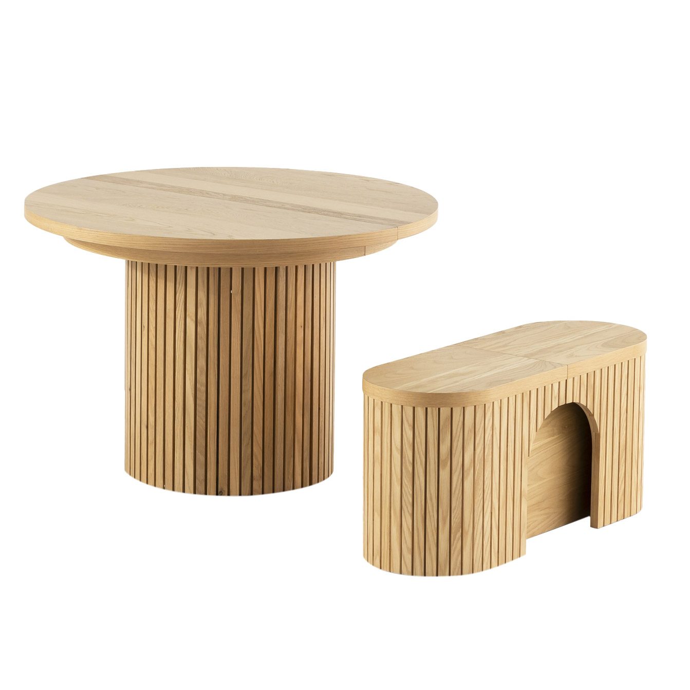 Round Transformer Table with Bench | Costco