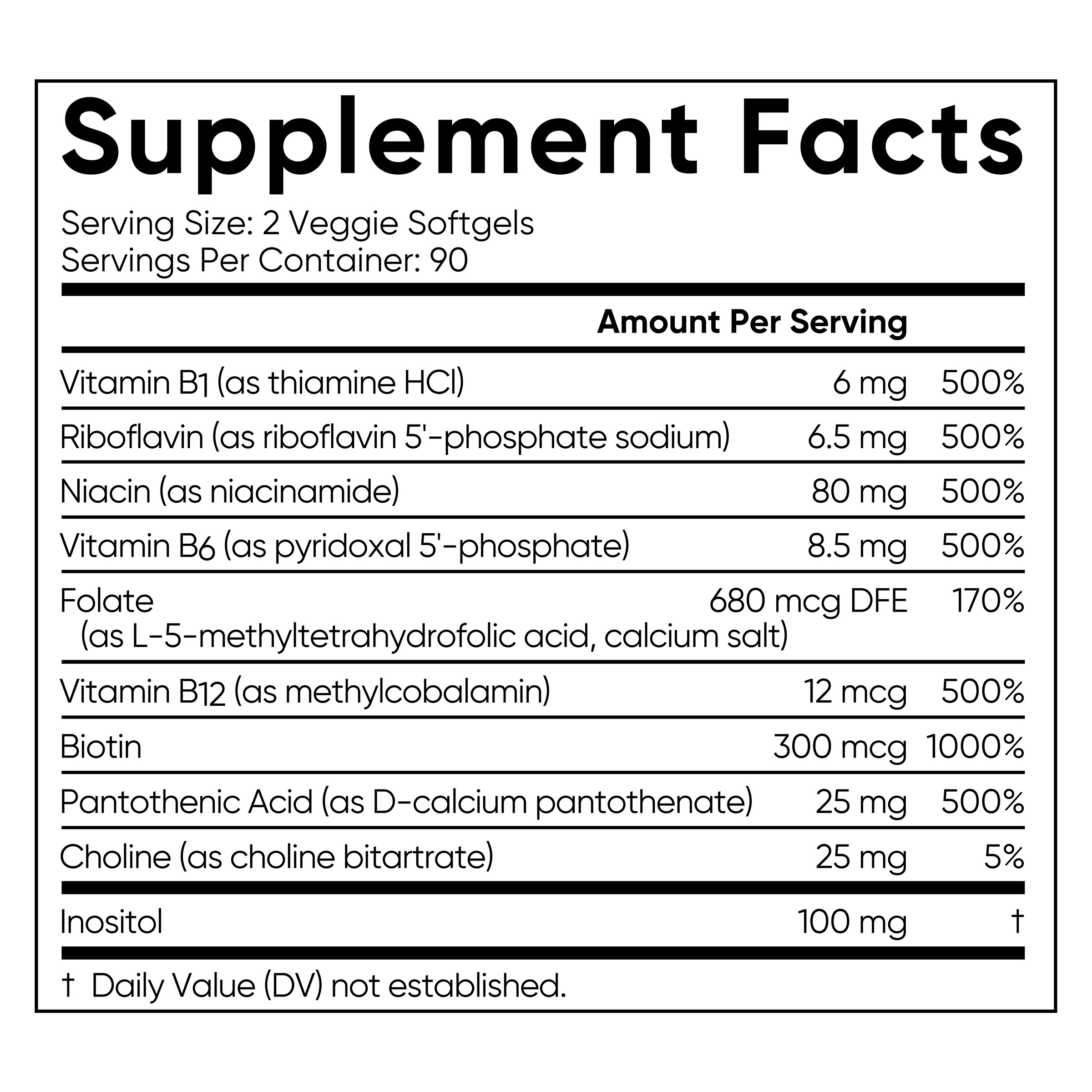 Sports Research Vitamin B Complex, 180 Veggie Soft Gels | Costco
