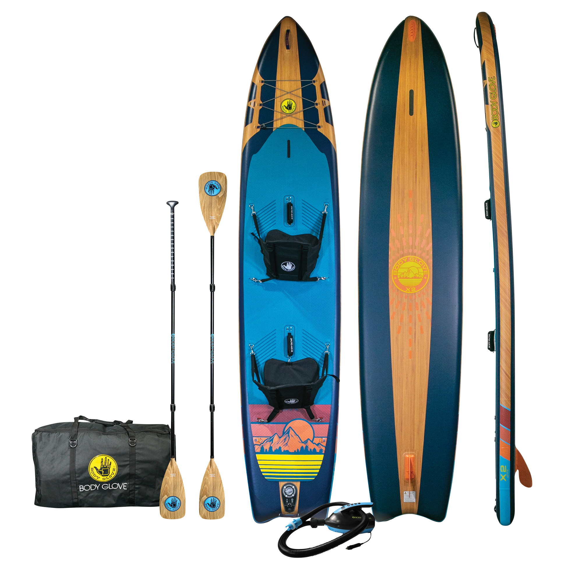 Body Glove X2 GTS Two Person Inflatable Paddle Board | Costco