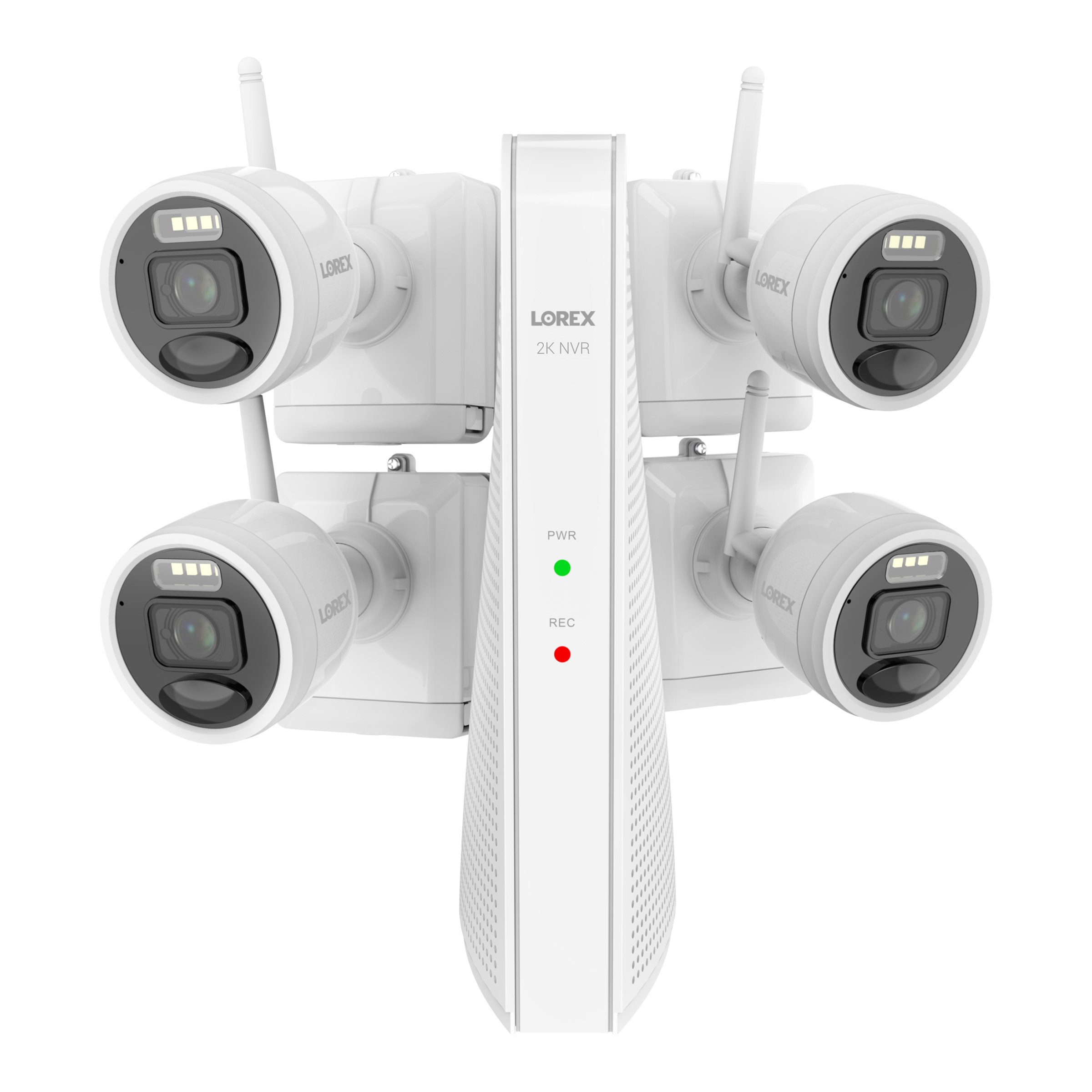 Lorex 2K Wire-Free System with 4 Battery Operated Cameras, L4248D-4AA4 ...