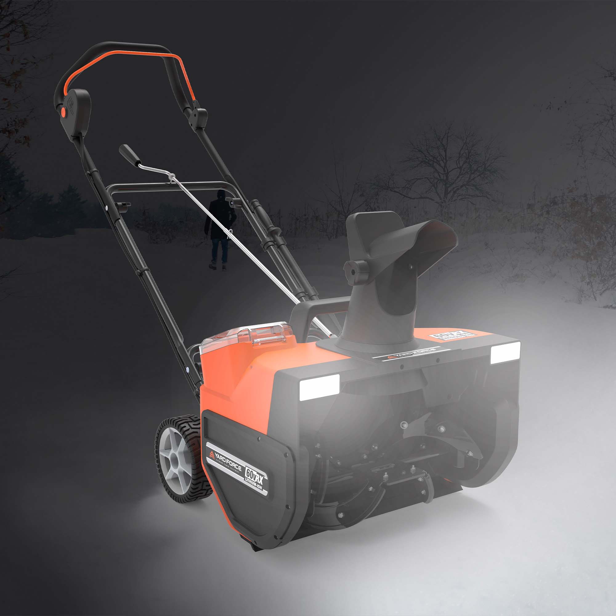 Yardforce 60v 22" Snow Thrower with 4.0Ah Battery and Rapid Charger ...
