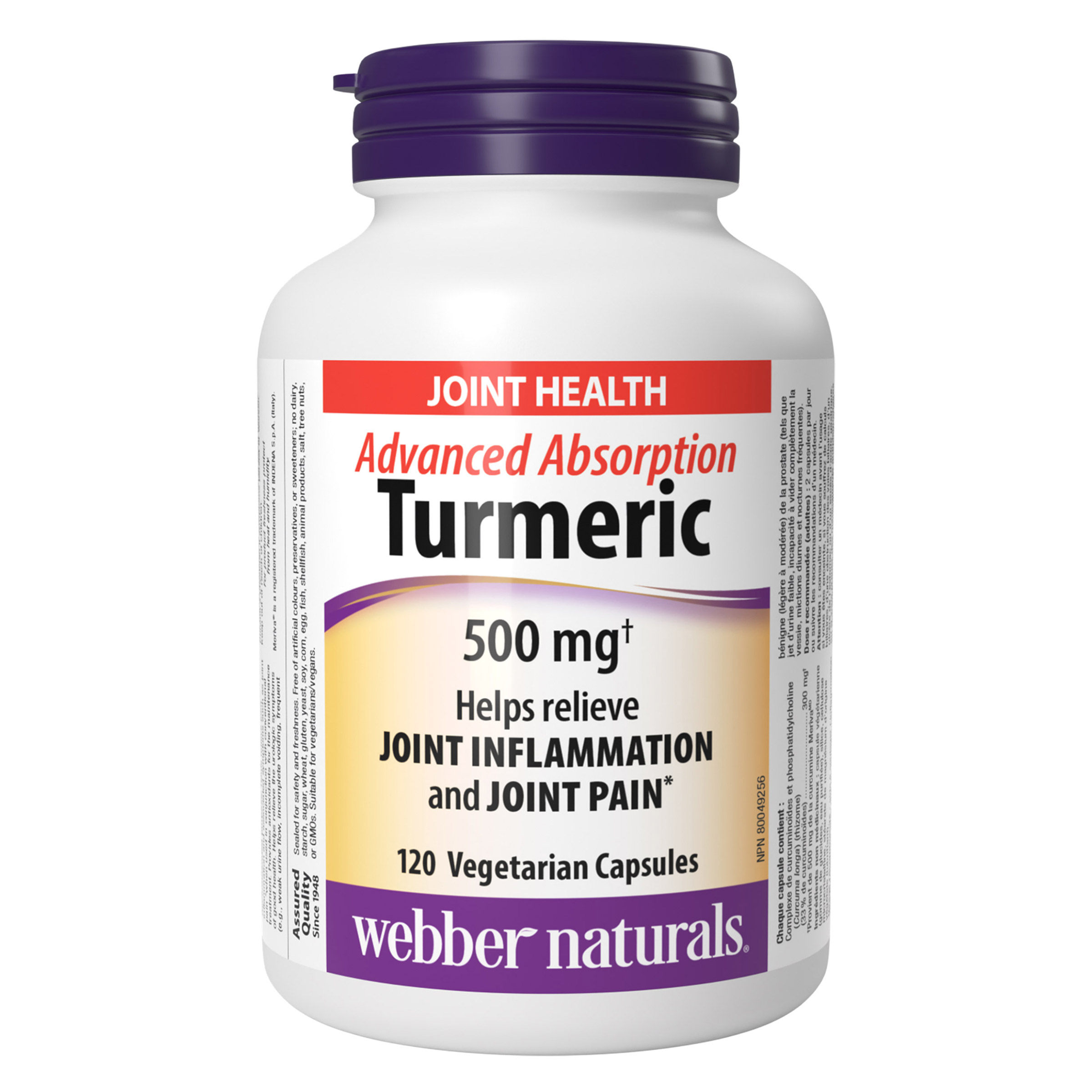 webber naturals Turmeric Advanced, 120 Capsules | Costco