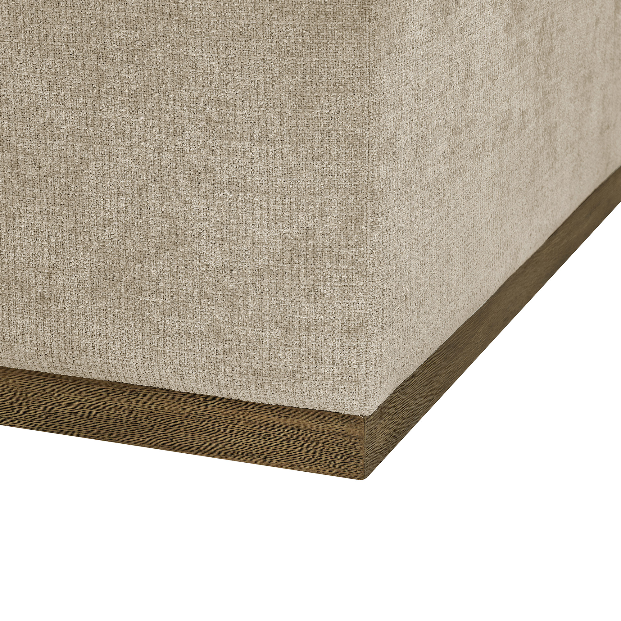 Henredon Murphy Fabric 6-piece Modular Sectional with Ottoman, Beige ...