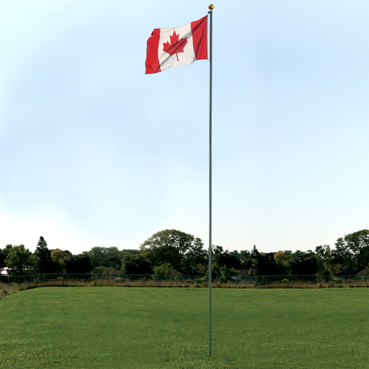 Flags Unlimited® 6 m (20-ft.) Sectional Flagpole | Costco